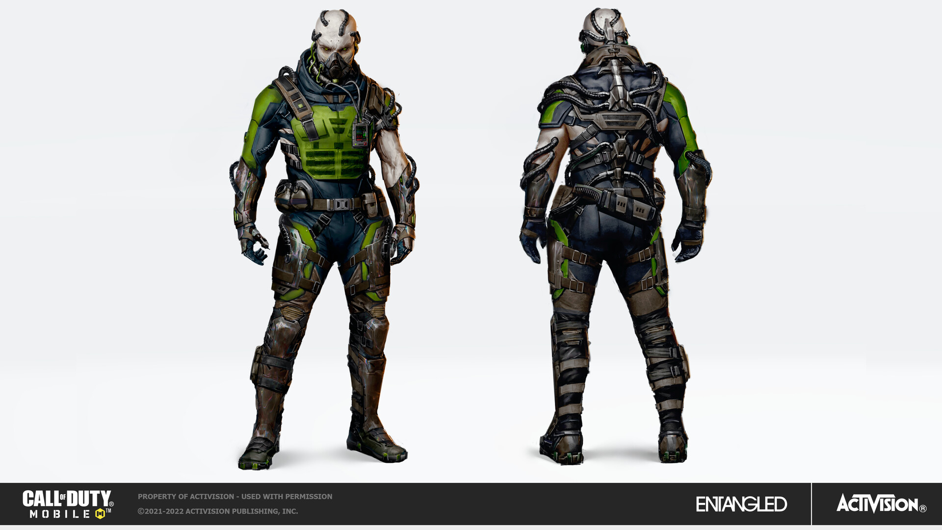 ENTANGLED Studio - In-game full pipeline character for Call of Duty Mobile