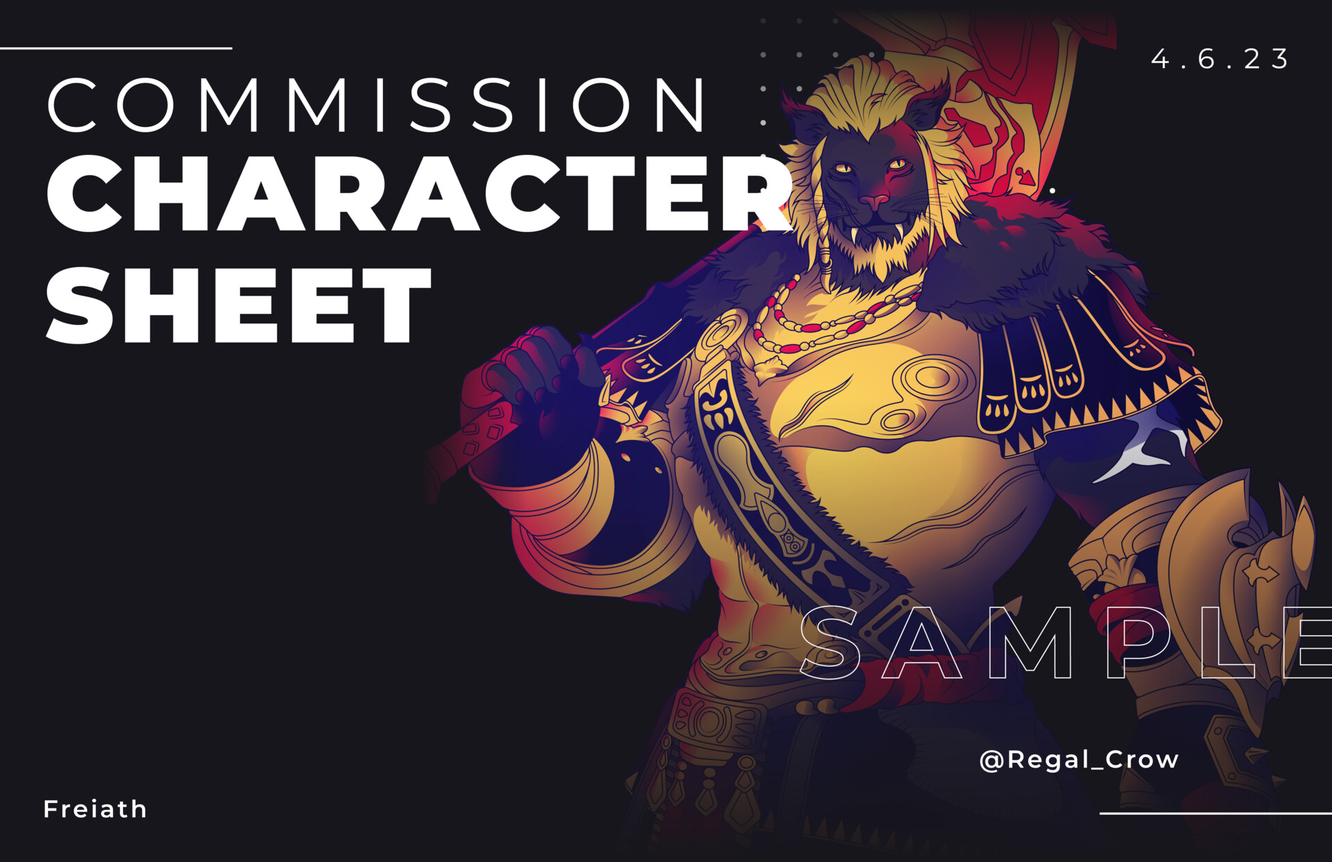 ArtStation - Character Sheet Sample