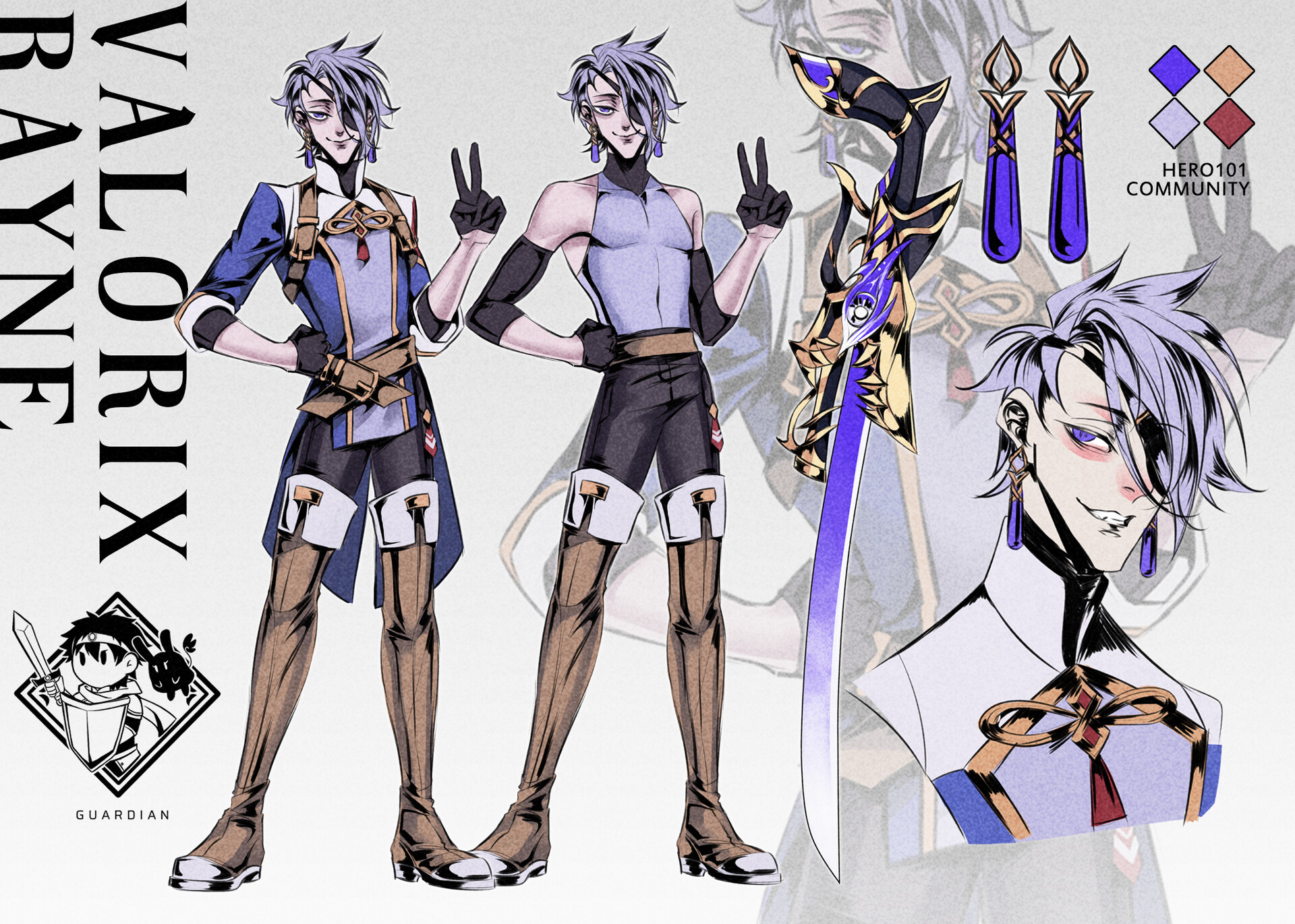 ArtStation - Valorix | Character Sheet