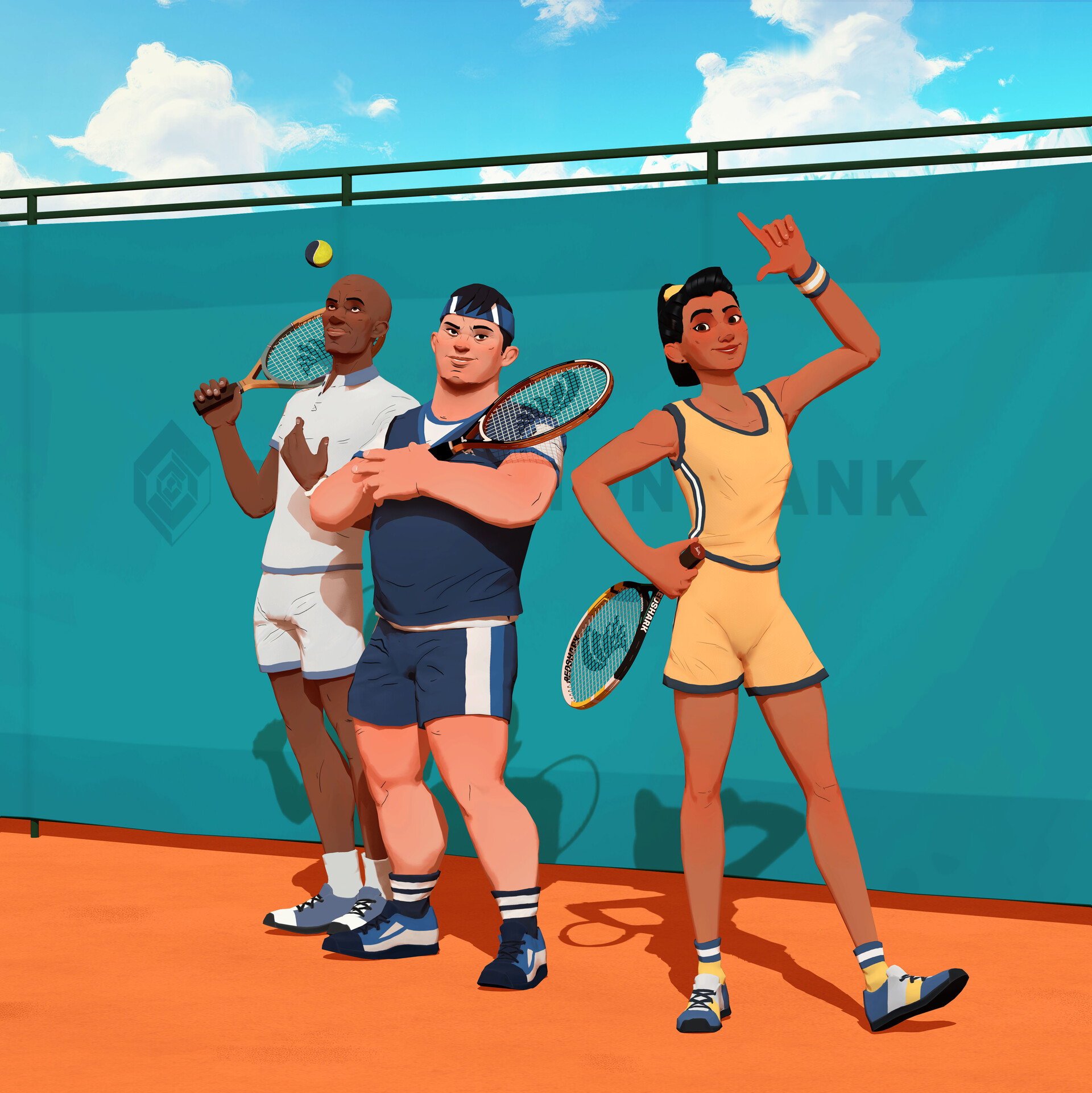 ArtStation - Racket Club Rivals