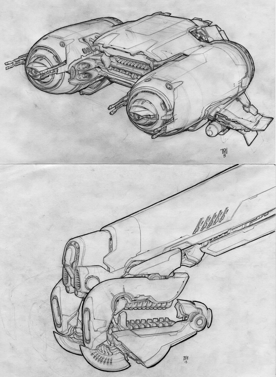 ArtStation - StarCraft II: Legacy of the Void Protoss Carrier Interceptor