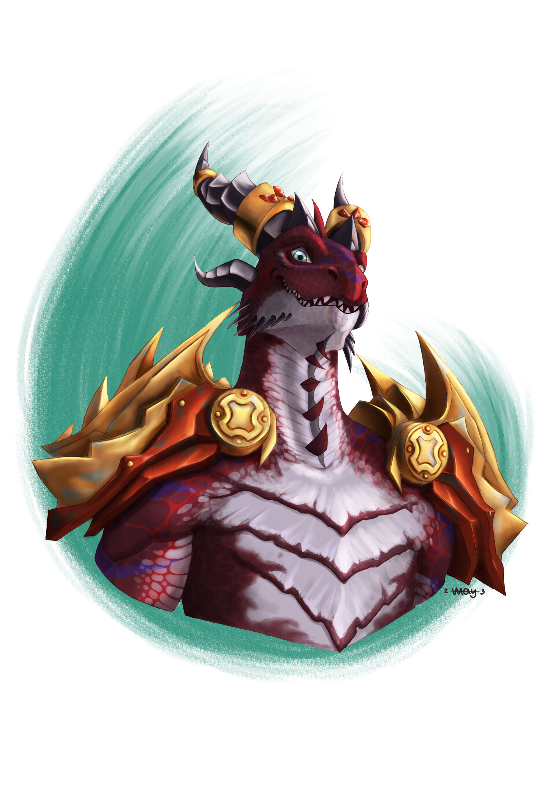 ArtStation - WoW character portrait