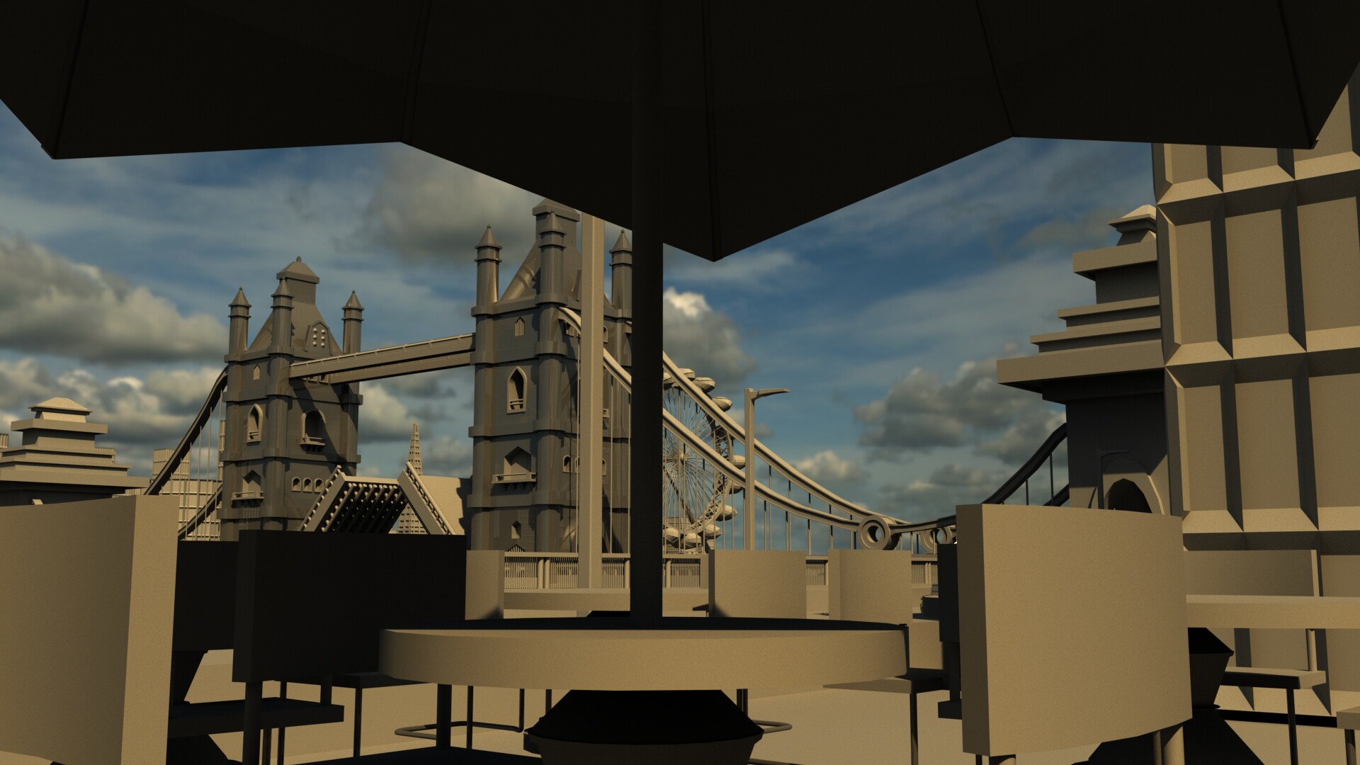 ArtStation - A City in Maya