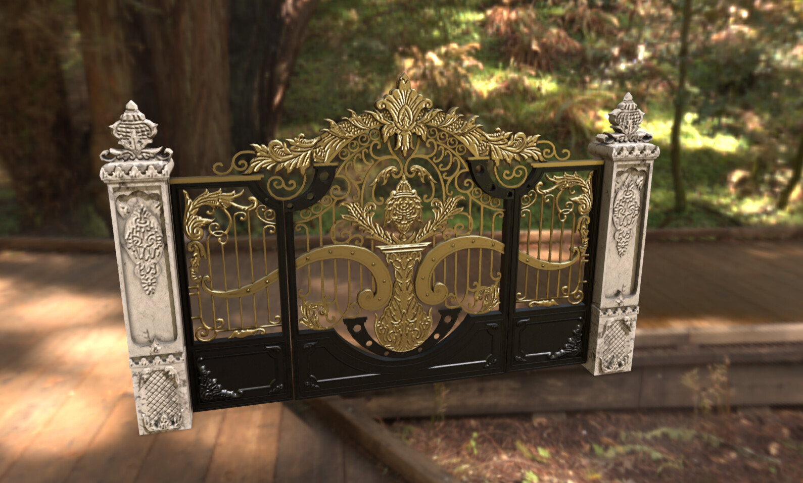 ArtStation - pagar besi tampa venus minimalist