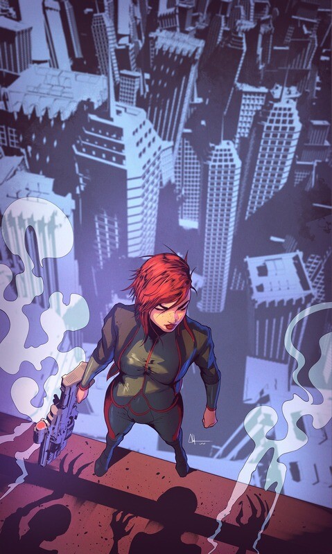 ArtStation - Comic cover commission