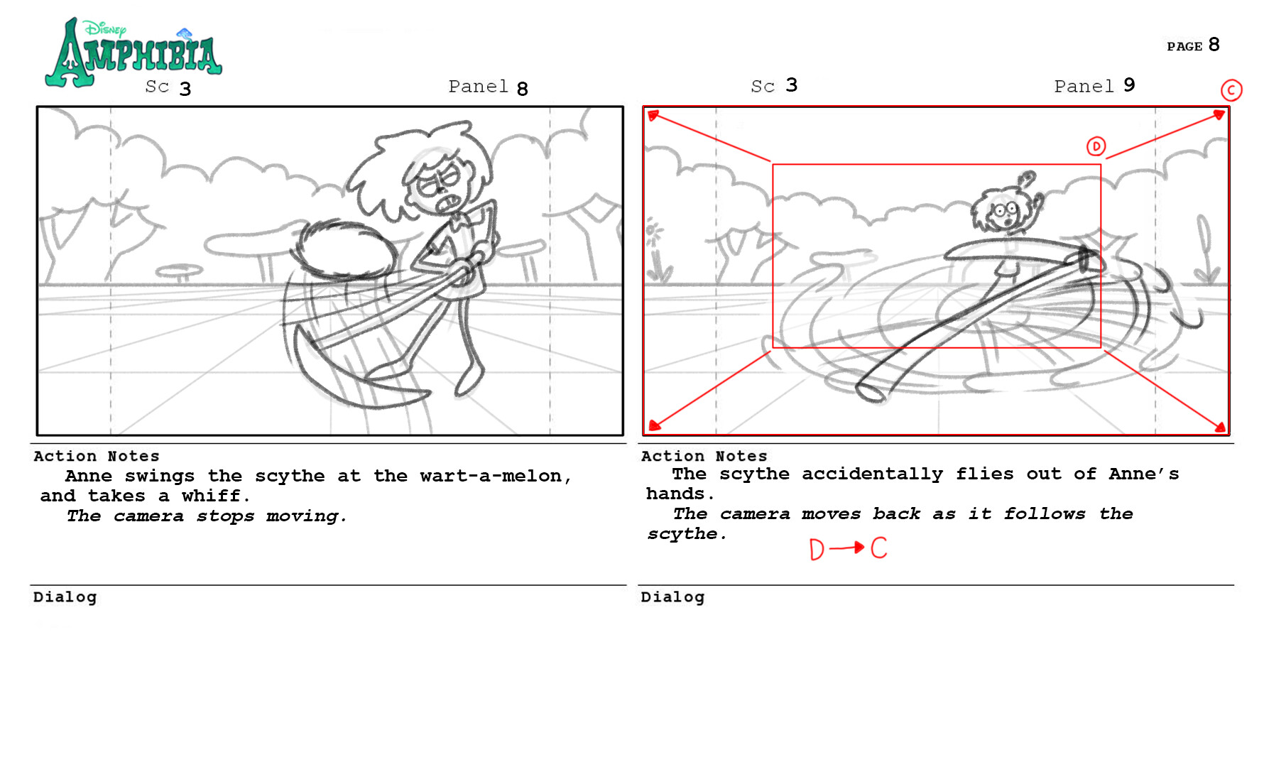 Amphibia Storyboard Exercise by Shadrak Wilde — ProUser.Me