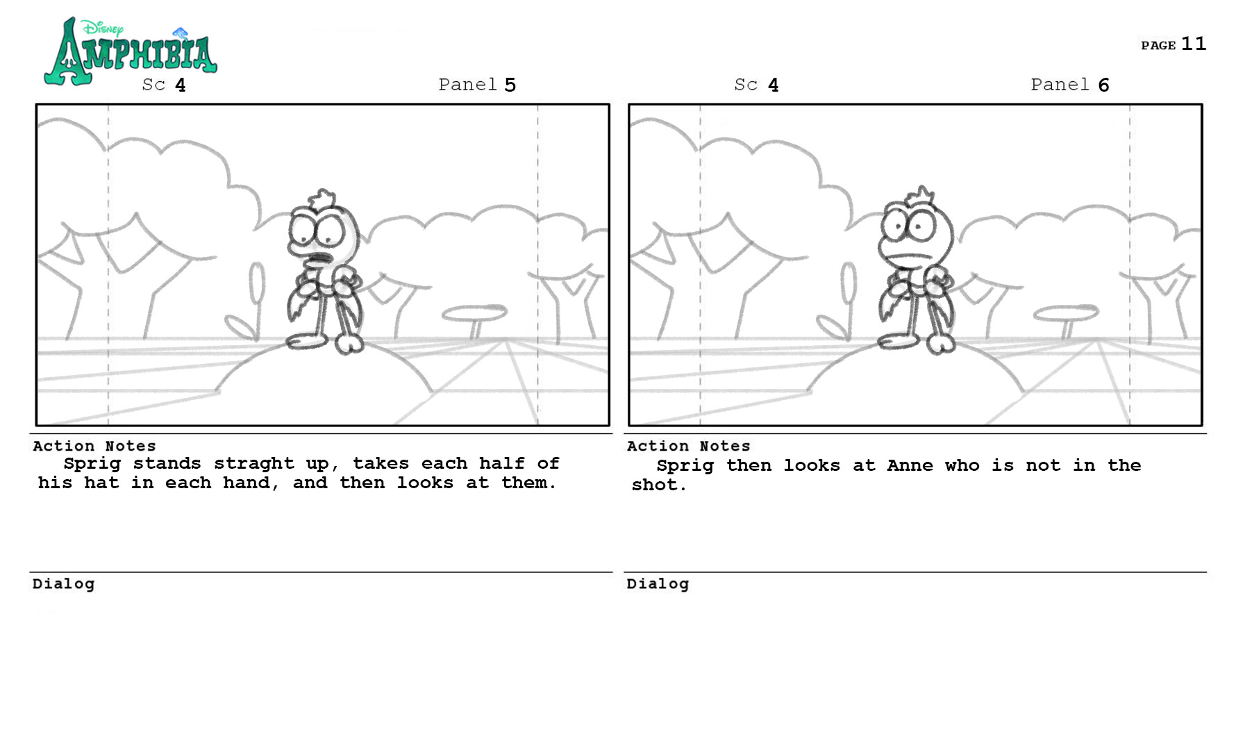 Amphibia Storyboard Exercise by Shadrak Wilde — ProUser.Me