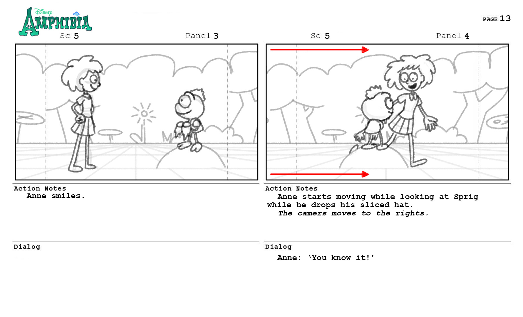 Amphibia Storyboard Exercise by Shadrak Wilde — ProUser.Me