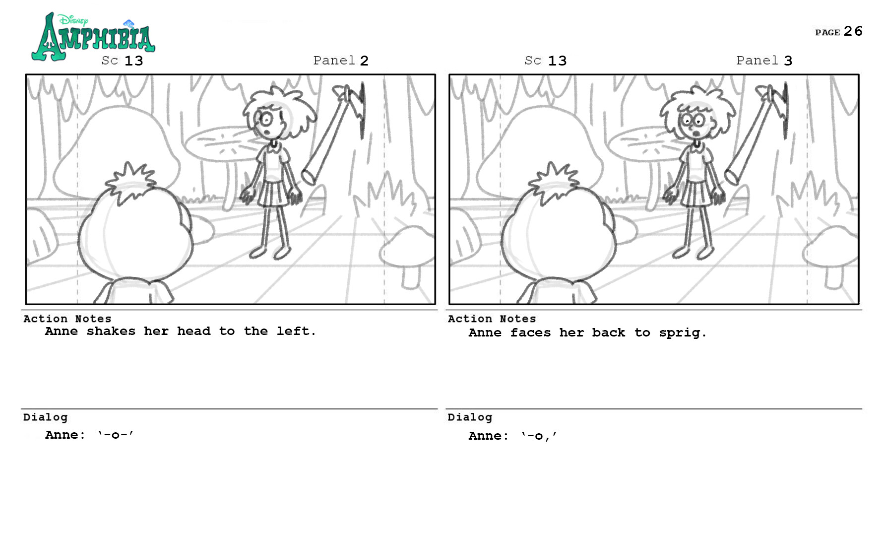 Amphibia Storyboard Exercise by Shadrak Wilde — ProUser.Me