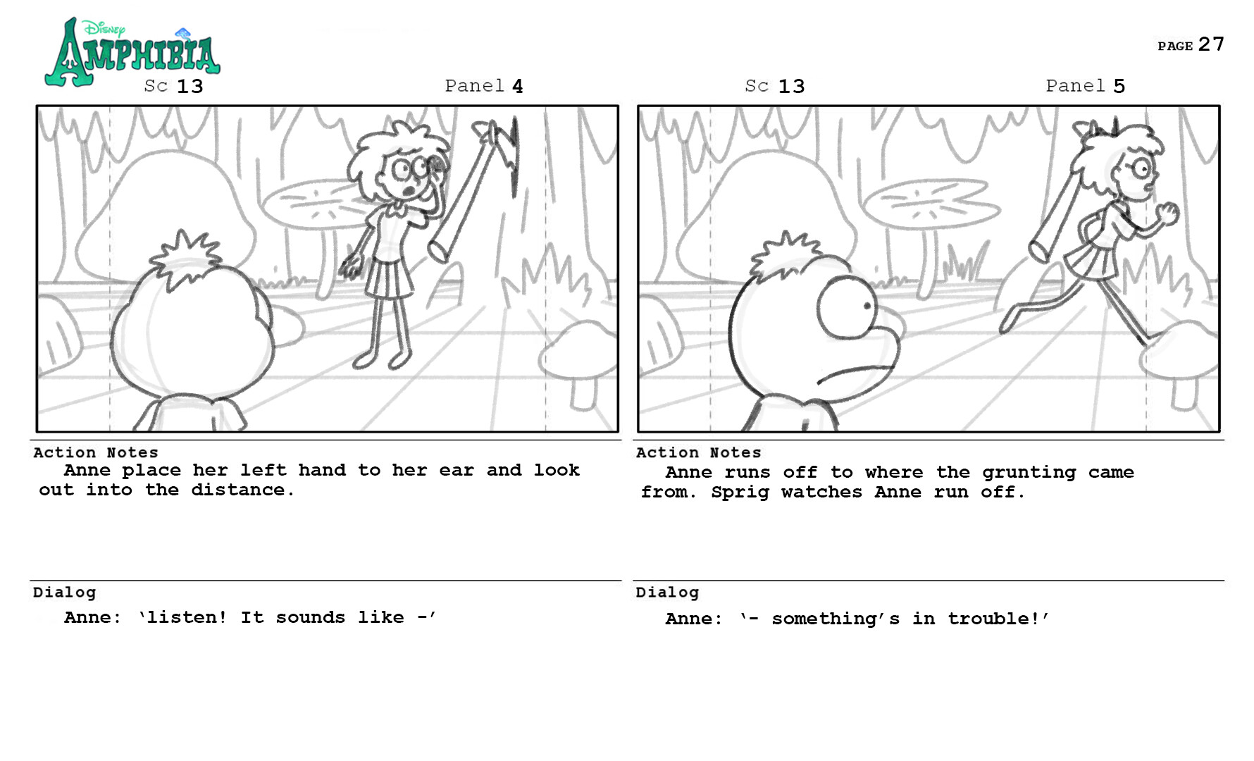 Amphibia Storyboard Exercise by Shadrak Wilde — ProUser.Me