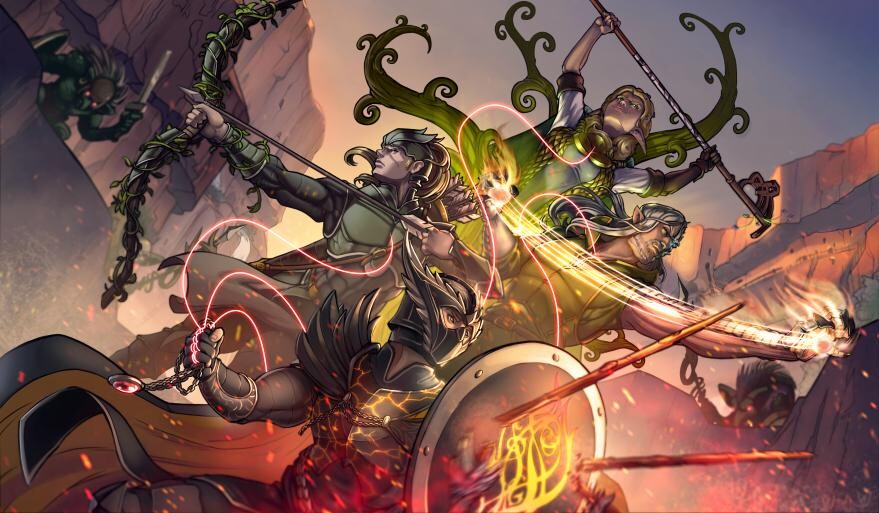 ArtStation - DND party commission