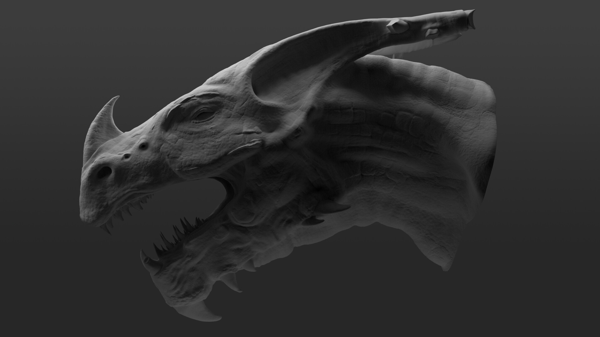 ArtStation - Dragon head