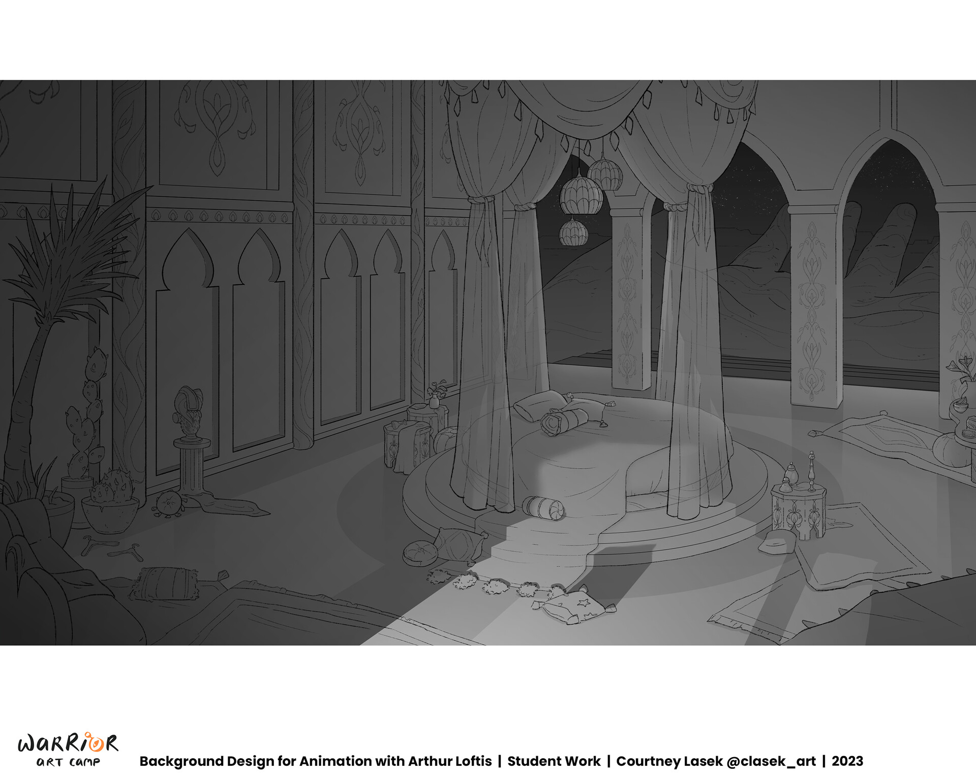 ArtStation - Courtney Lasek | Background Design for Animation with ...