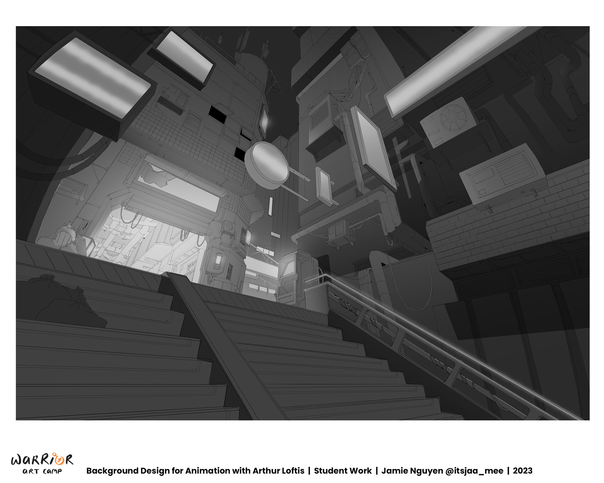 ArtStation - Jamie Nguyen | Background Design for Animation with Arthur ...