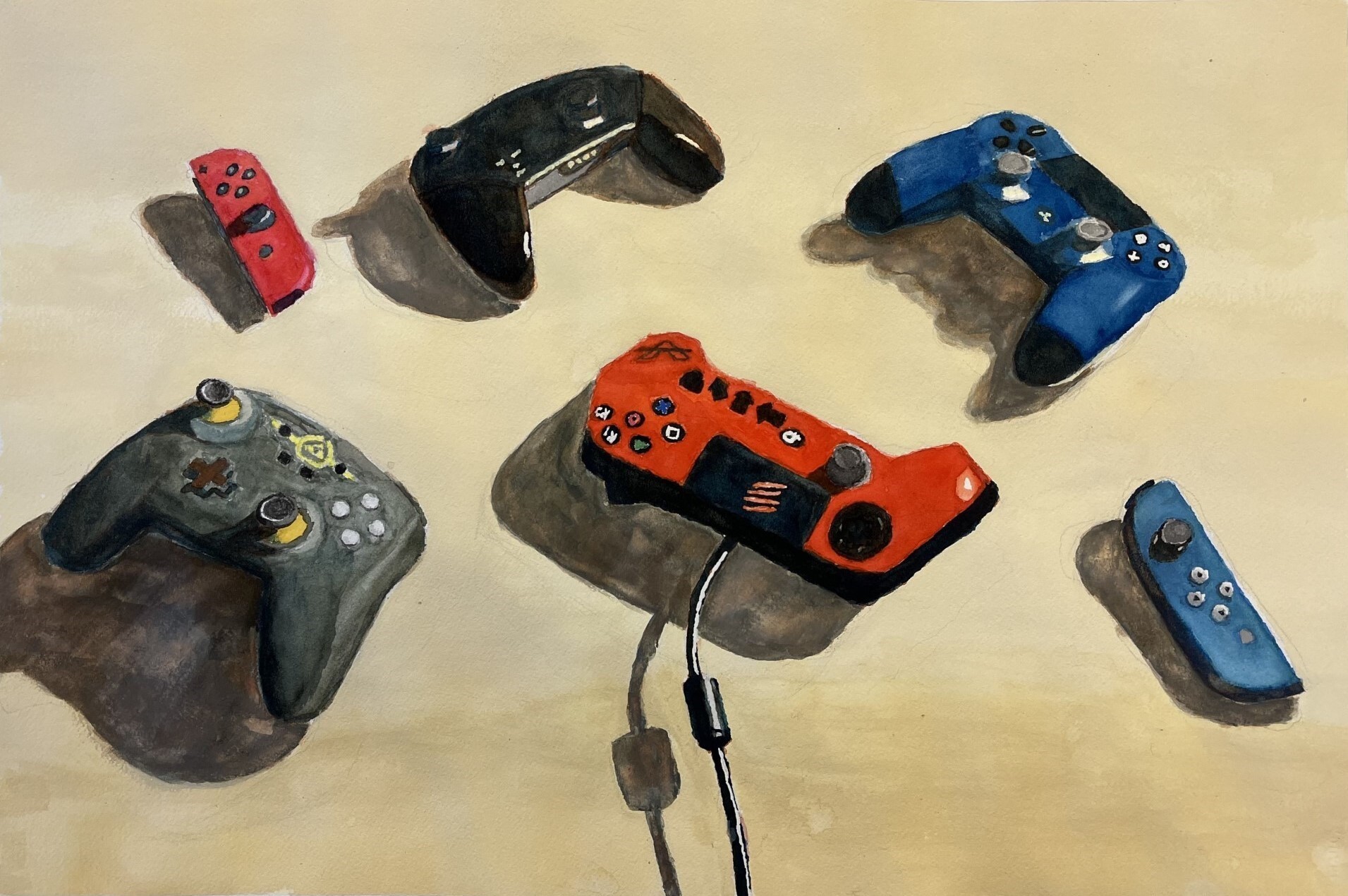 ArtStation - Watercolor Controllers