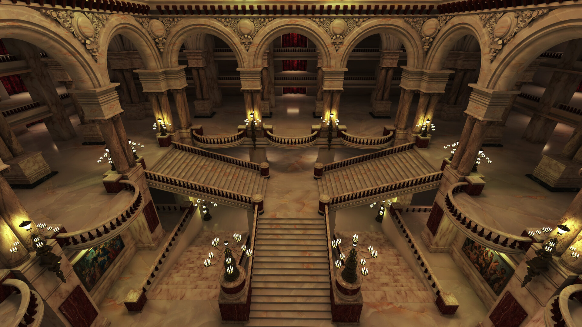 ArtStation - 3D Palace Interior