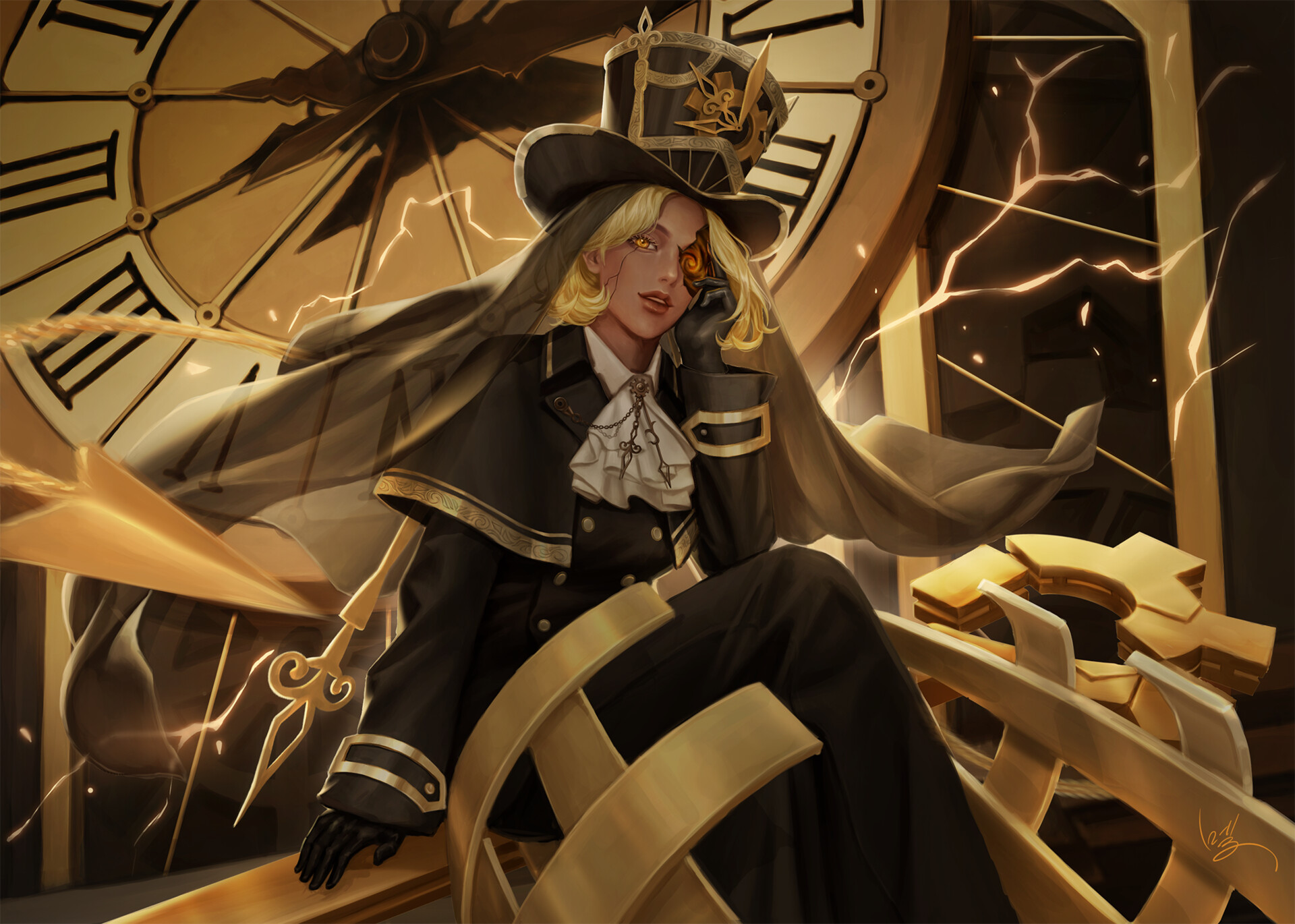 ArtStation - 시간지기 쿠키 팬아트 Cookierun Timekeeper fanart