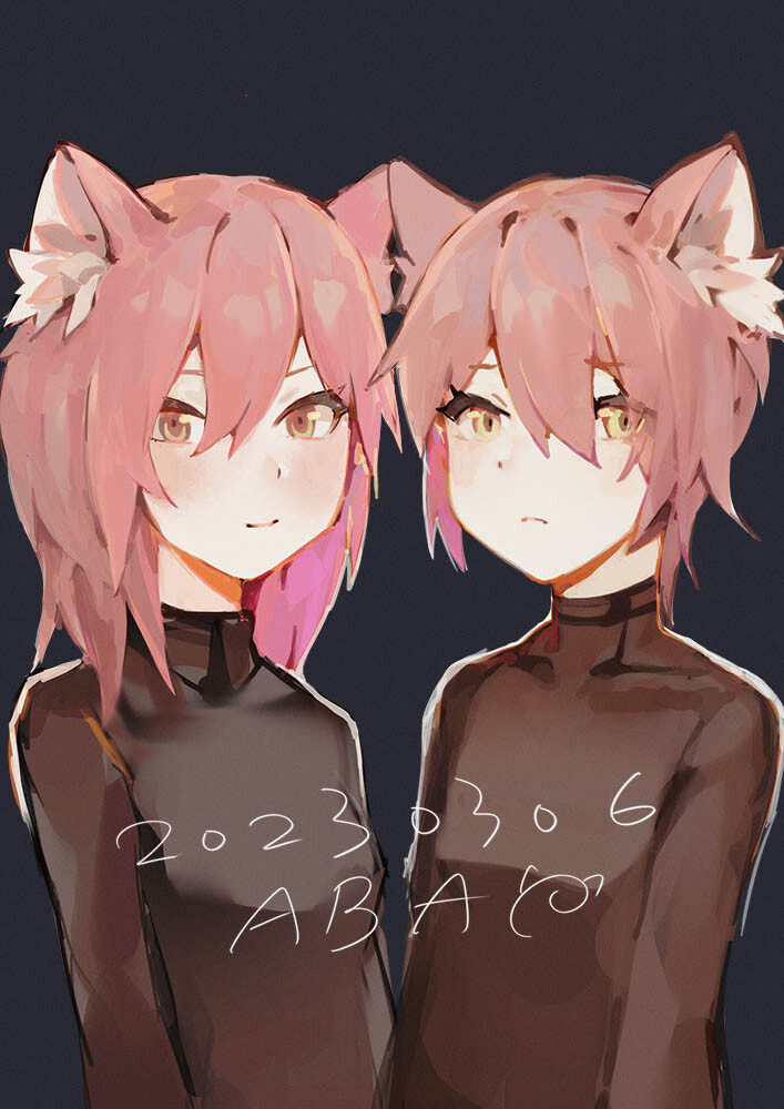 ArtStation - 雙子貓耳/Twins cat ears