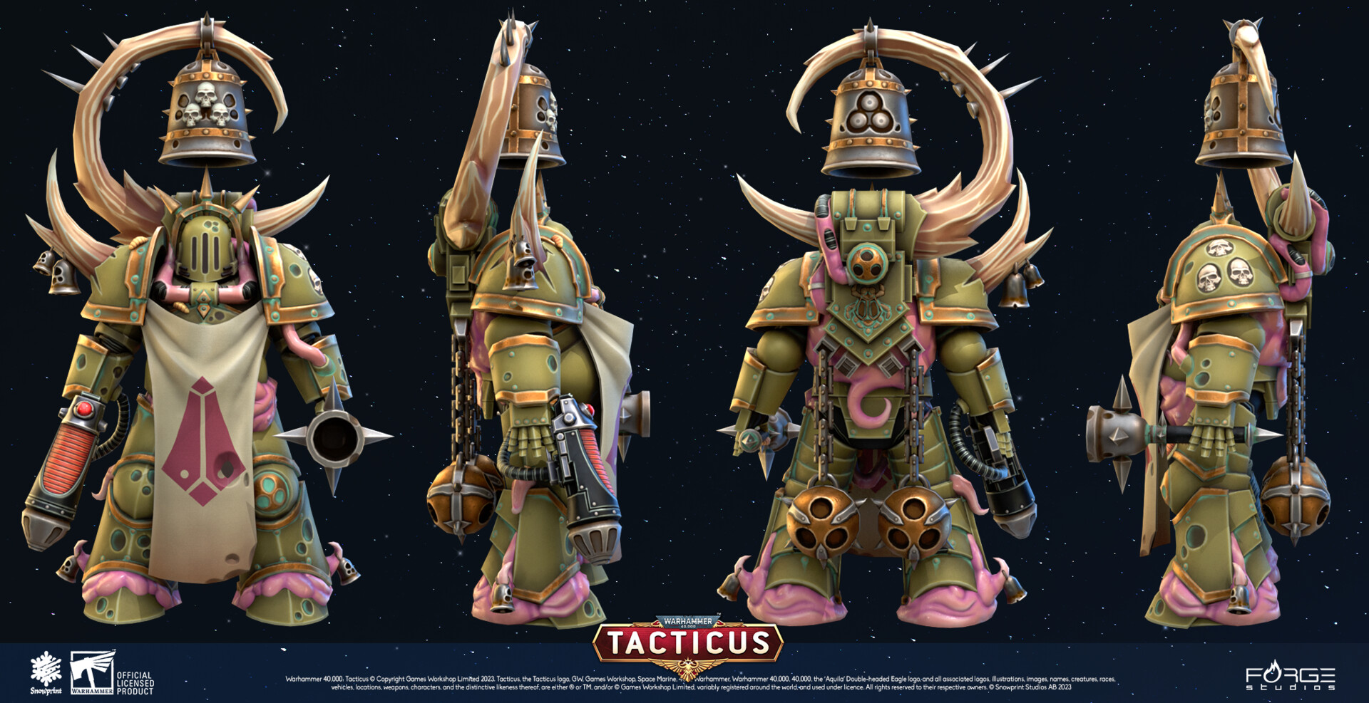 FORGE STUDIOS - Warhammer 40K: Tacticus - Corrodius Achebile