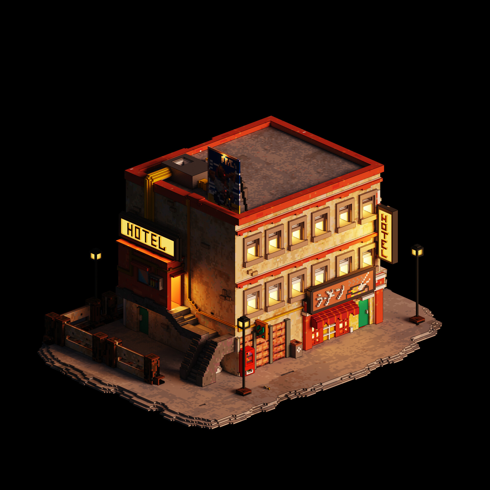 ArtStation - Voxel Building