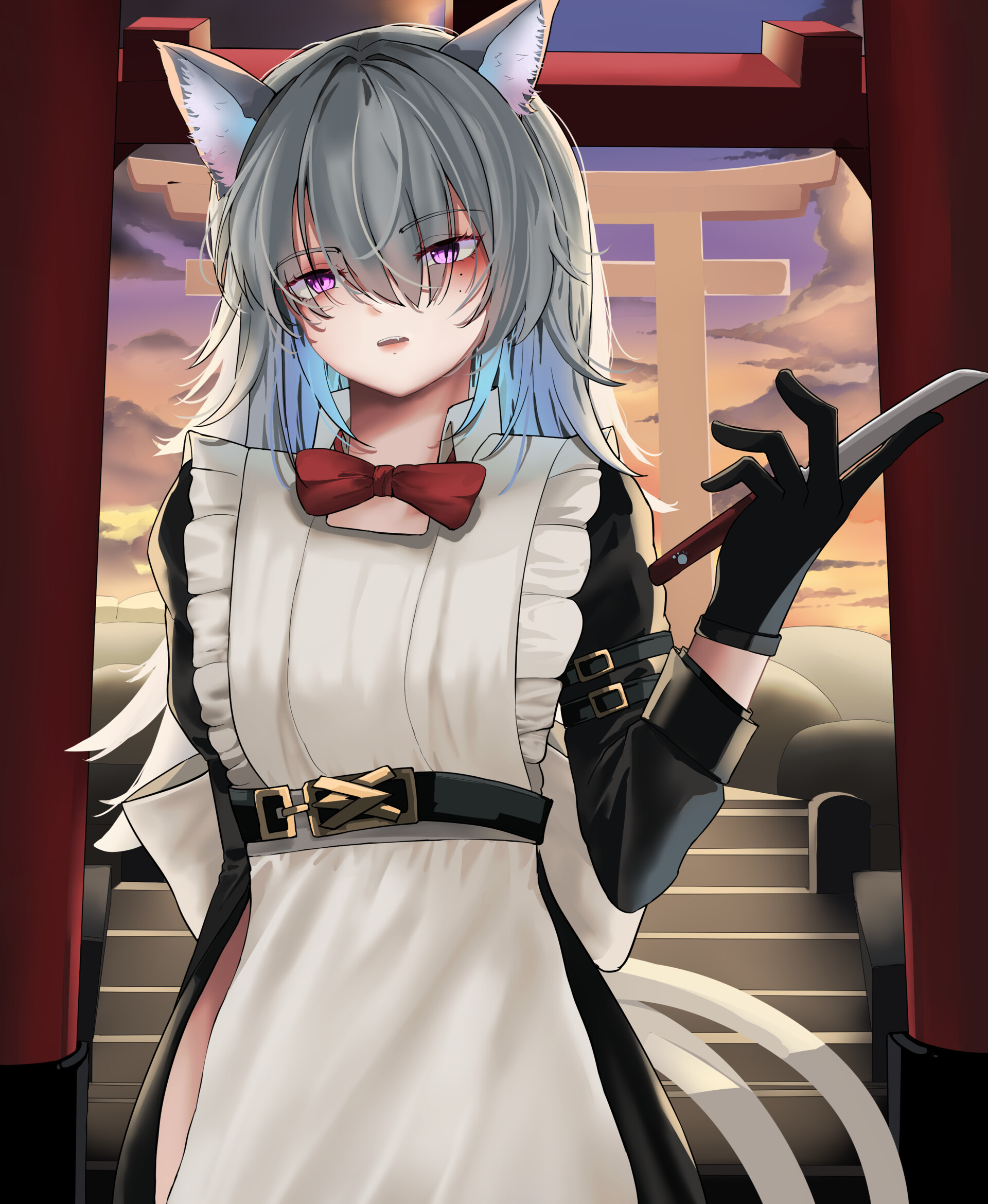 ArtStation - Maid fox maiden