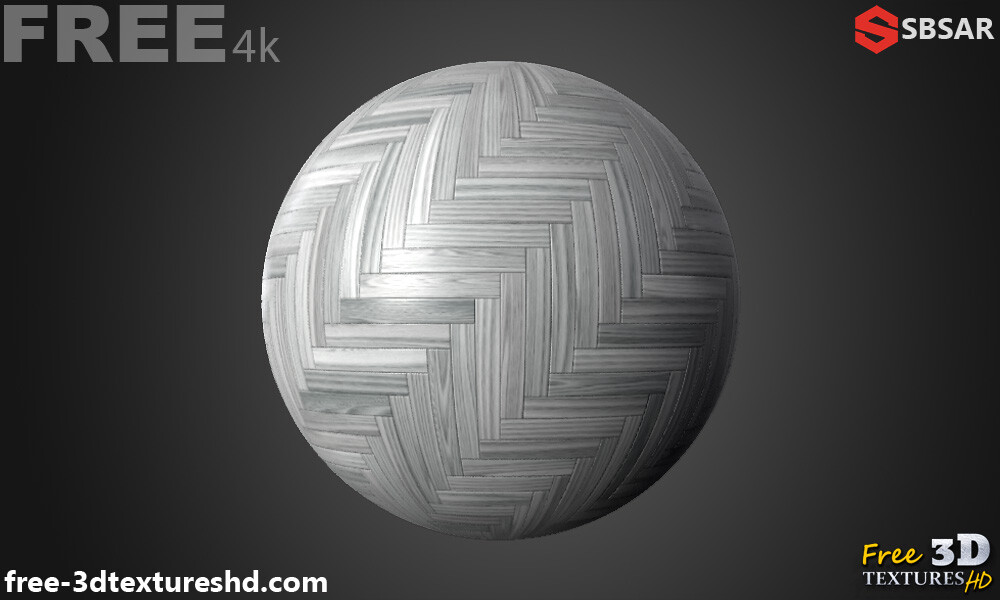 PBR Textures Free Download - White Wood Floor Parquet Herringbone Style PBR Textures Generator ...