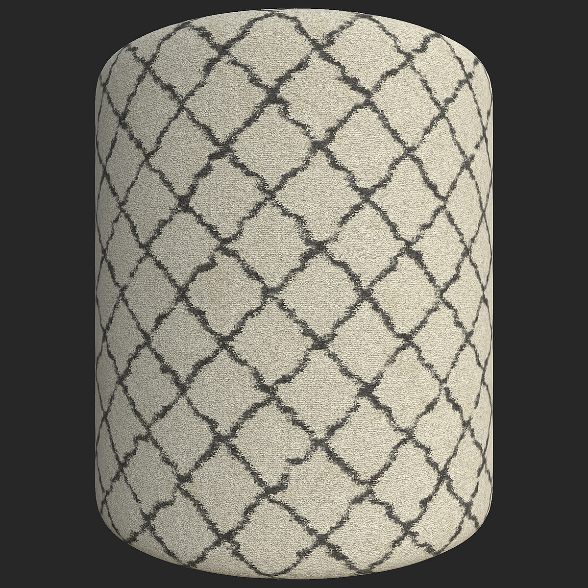 TextureCan - Beige Rug (Carpet) with Brown Zigzag Diamond Pattern (FREE ...