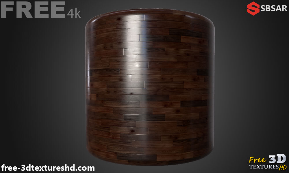PBR Textures Free Download - Dark Red Wood Floor Parquet PBR Textures Generator Substance SBSAR ...