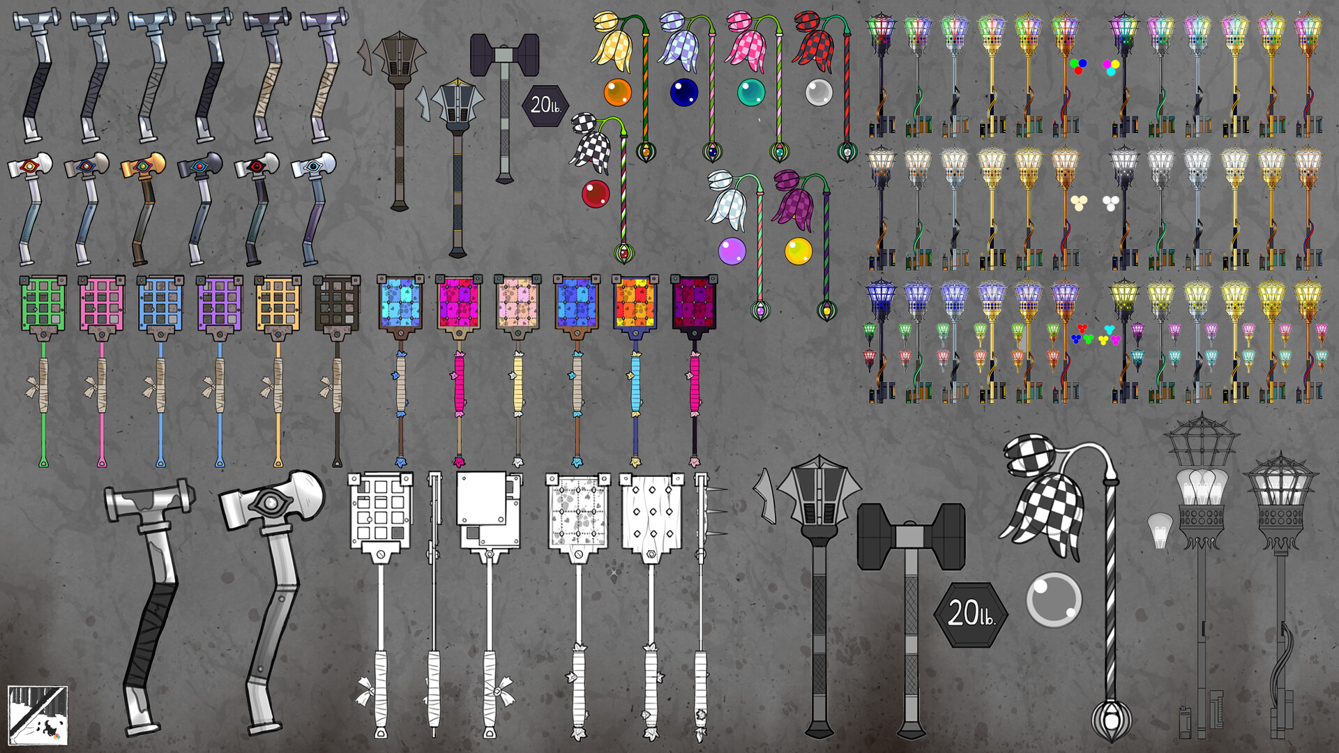 Rowan Sherwin - Grim Tranquility - Weapons