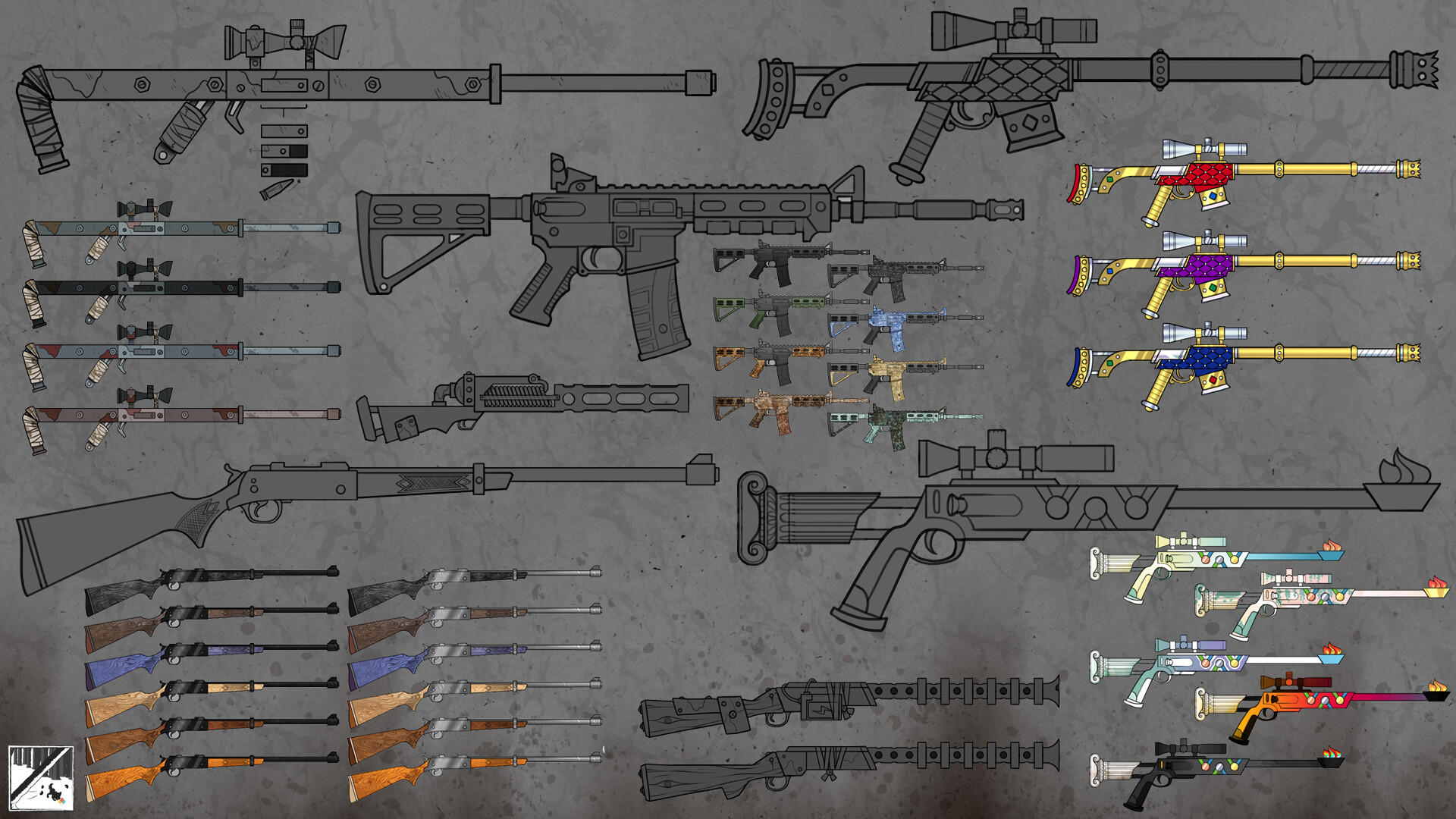 Rowan Sherwin - Grim Tranquility - Weapons
