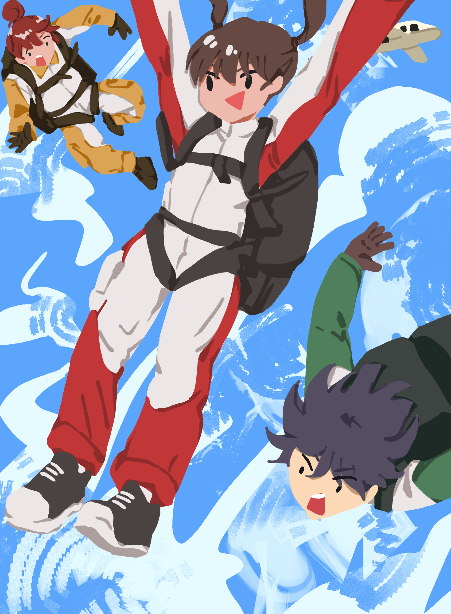ArtStation - sky diving
