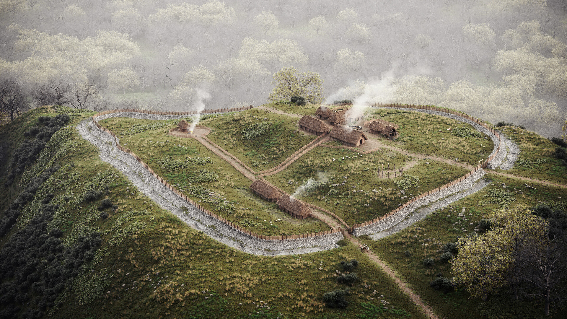 Johnny Wall - Neolithic Settlement 3D Reconstruction