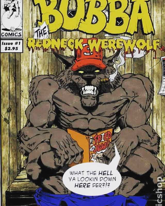 ArtStation - Bubba issue #1 cover art June 2002