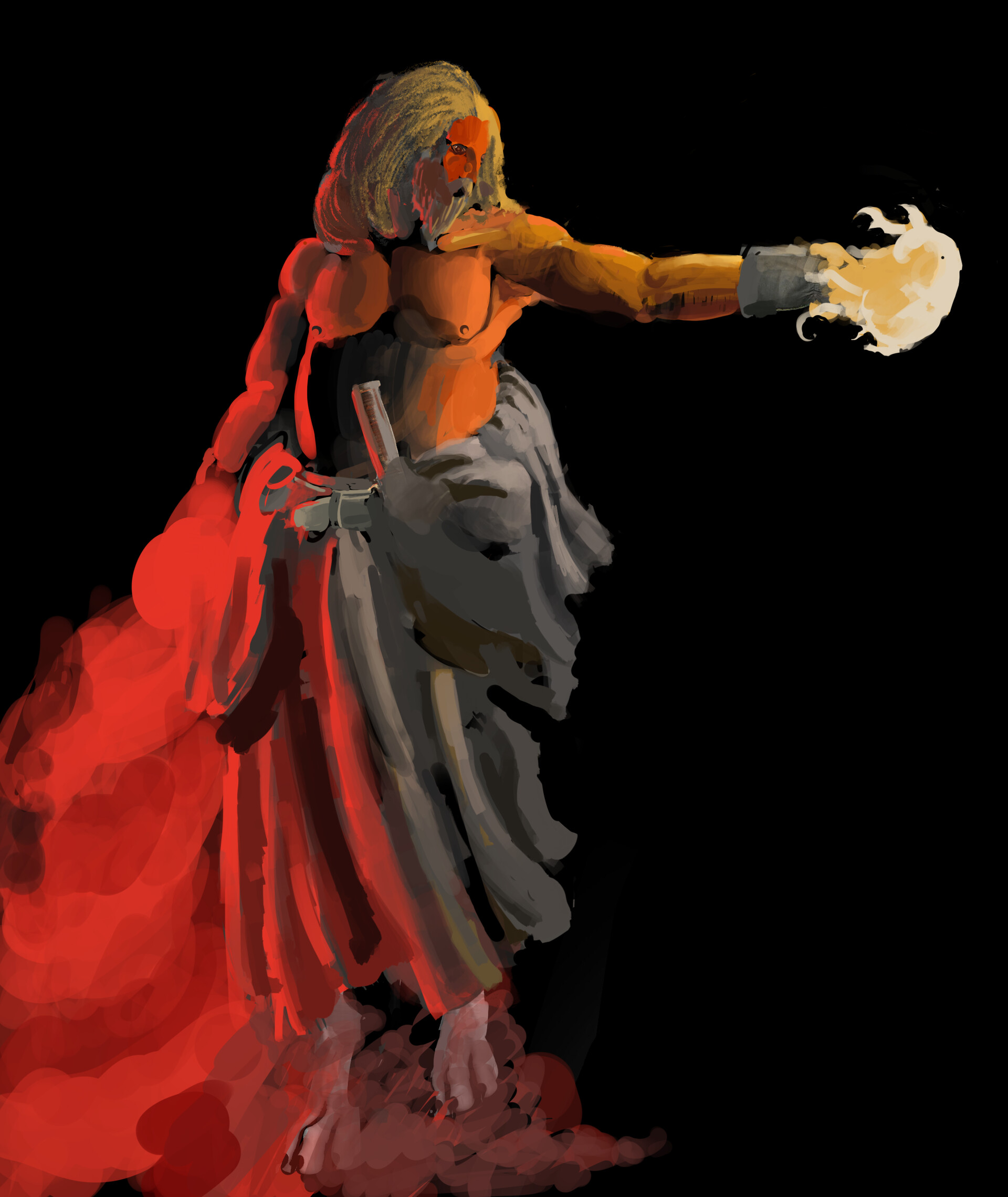 ArtStation - Shape shifter character painting