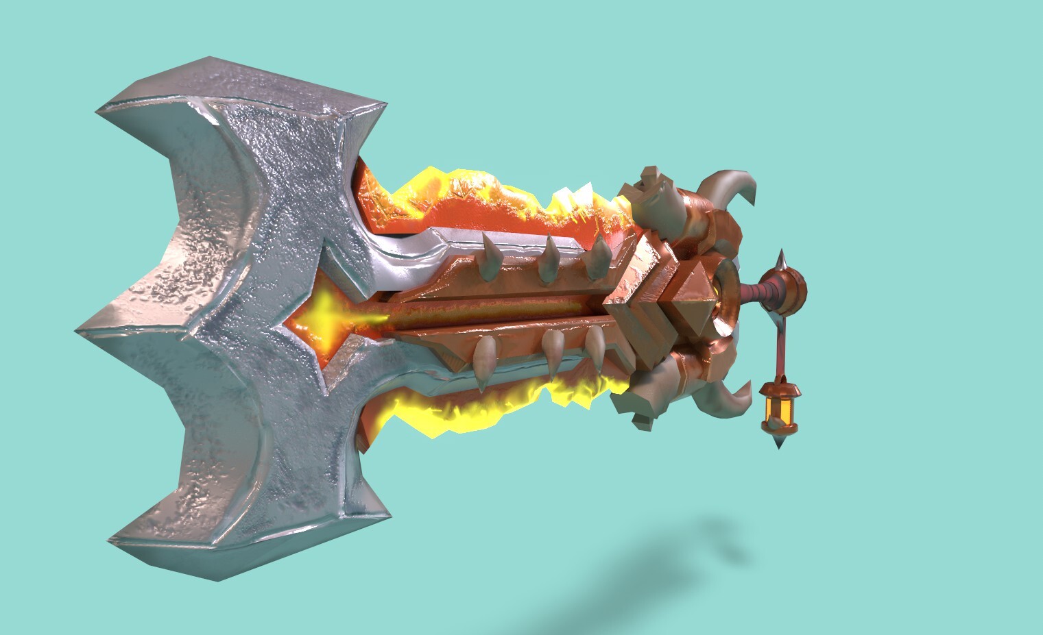 ArtStation - Greatsword Of The Inferno (W.o.W)