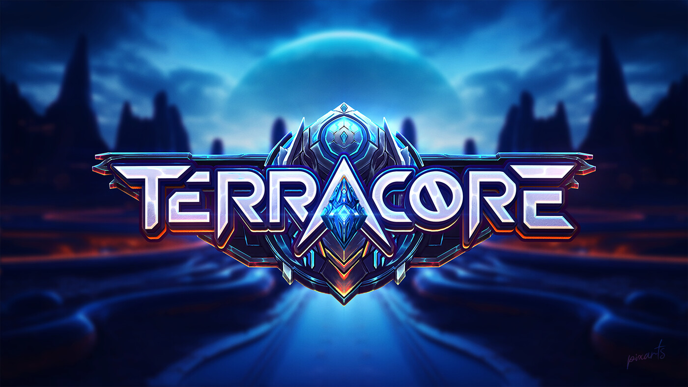 Pixarts - Design & Animations for Games - Futuristic Game Logo - Terracore