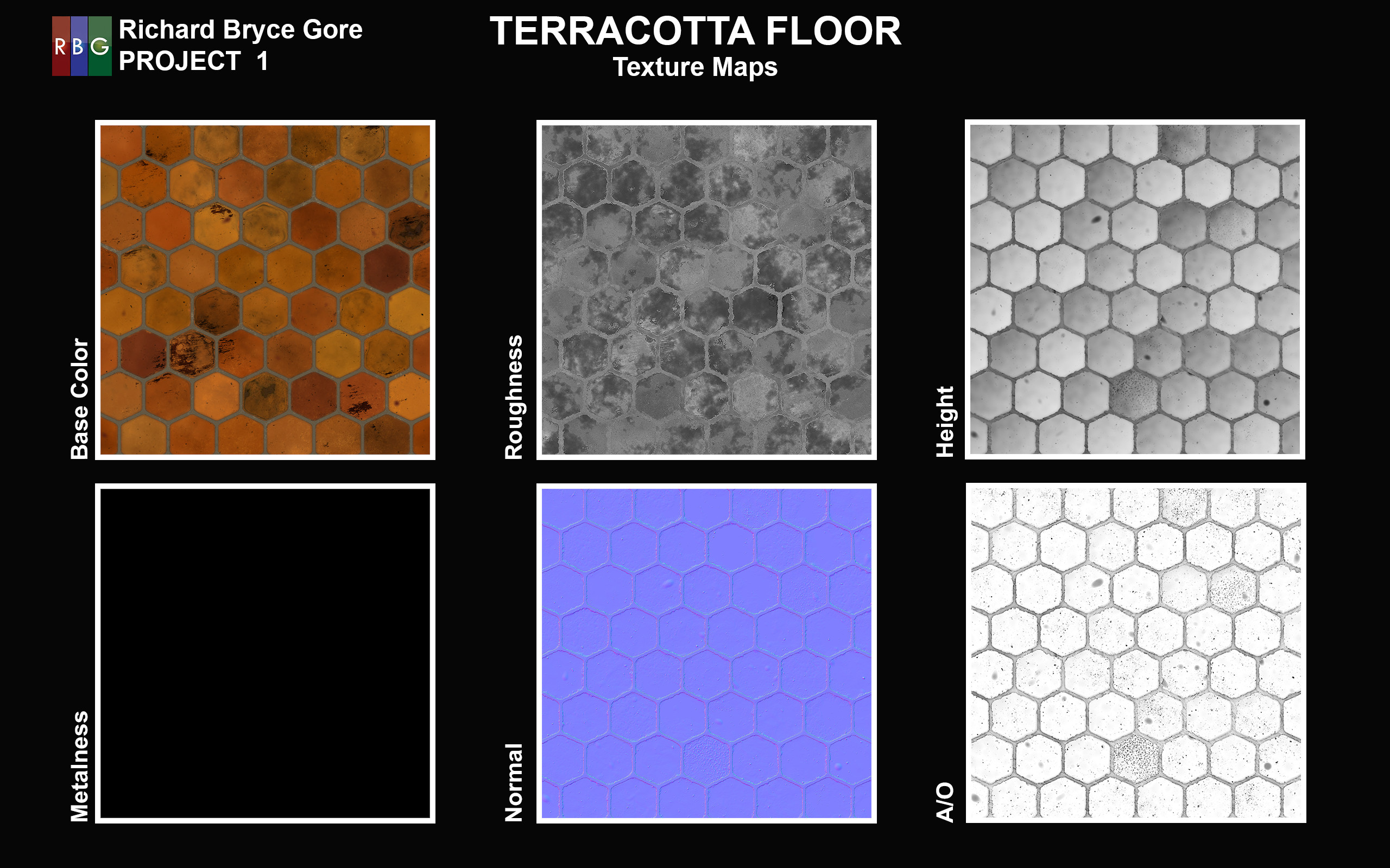 Richard Bryce Gore - Substance Designer Material Studies