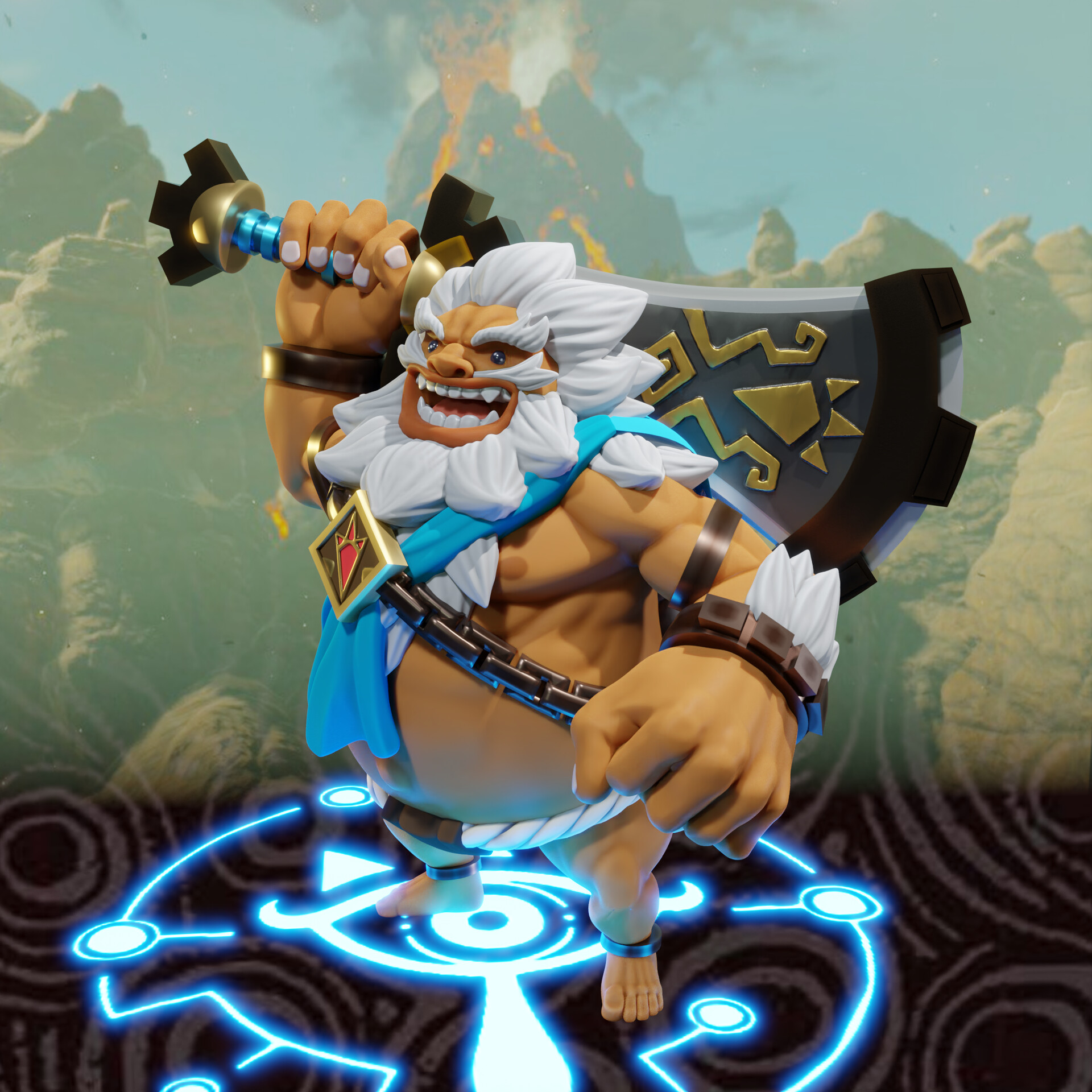Leonardo F - Daruk - Zelda: BOTW