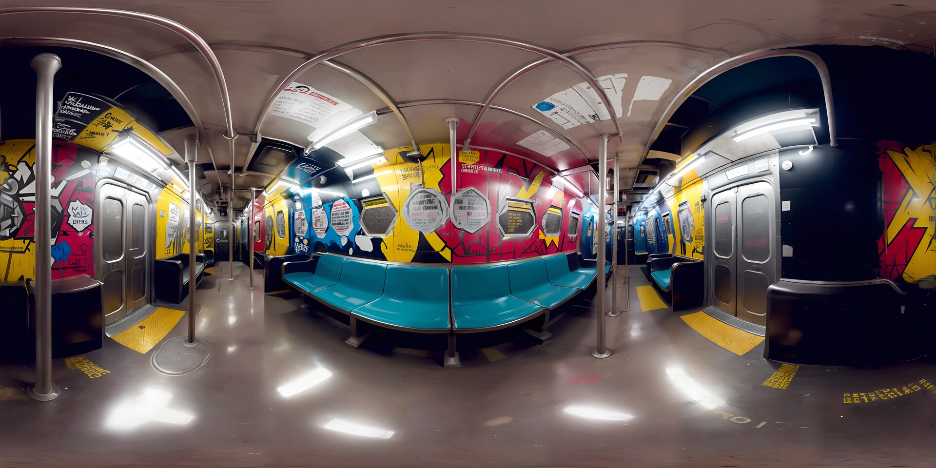 ArtStation - Ai designed Subway set - Skybox Ai