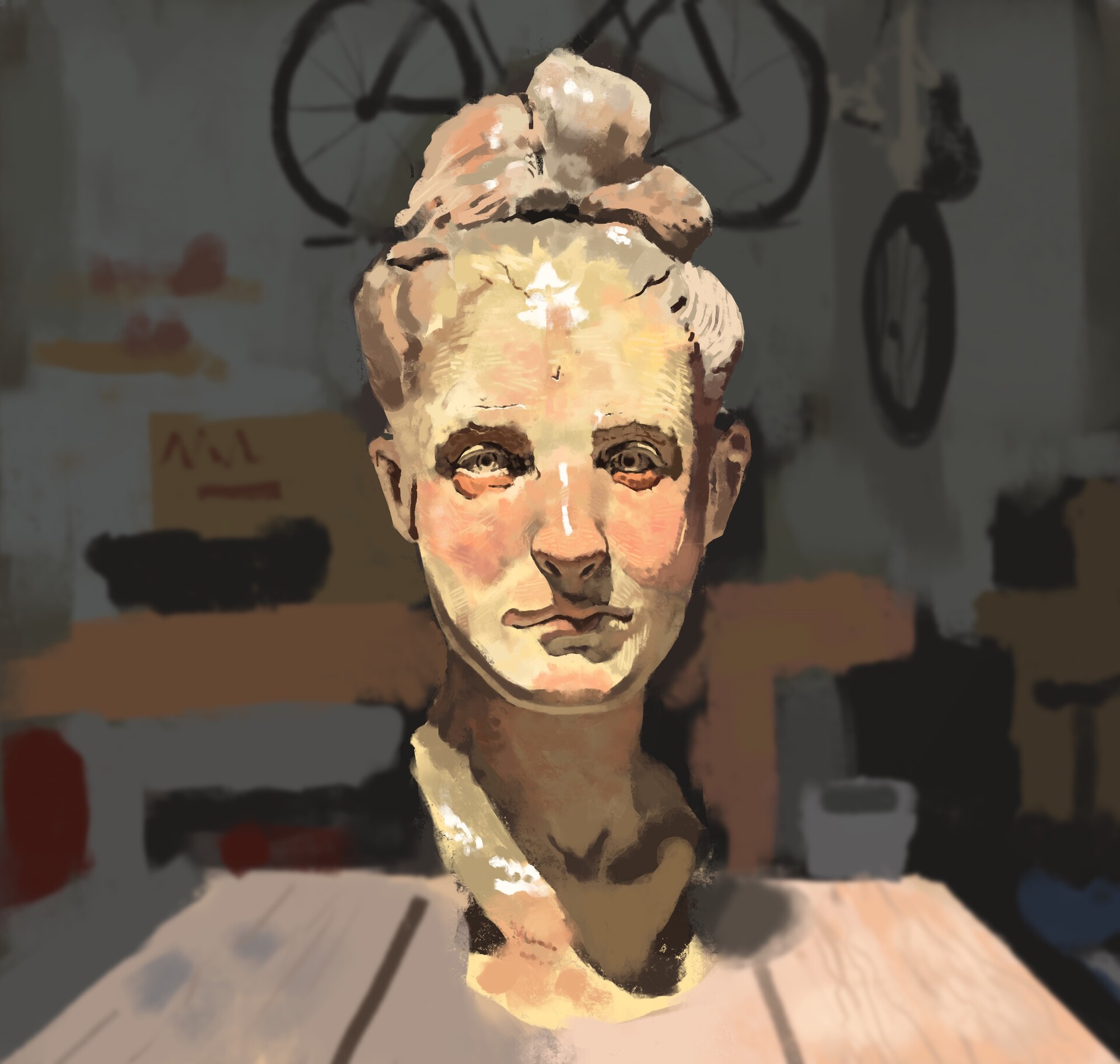 ArtStation - Head Sculpture study