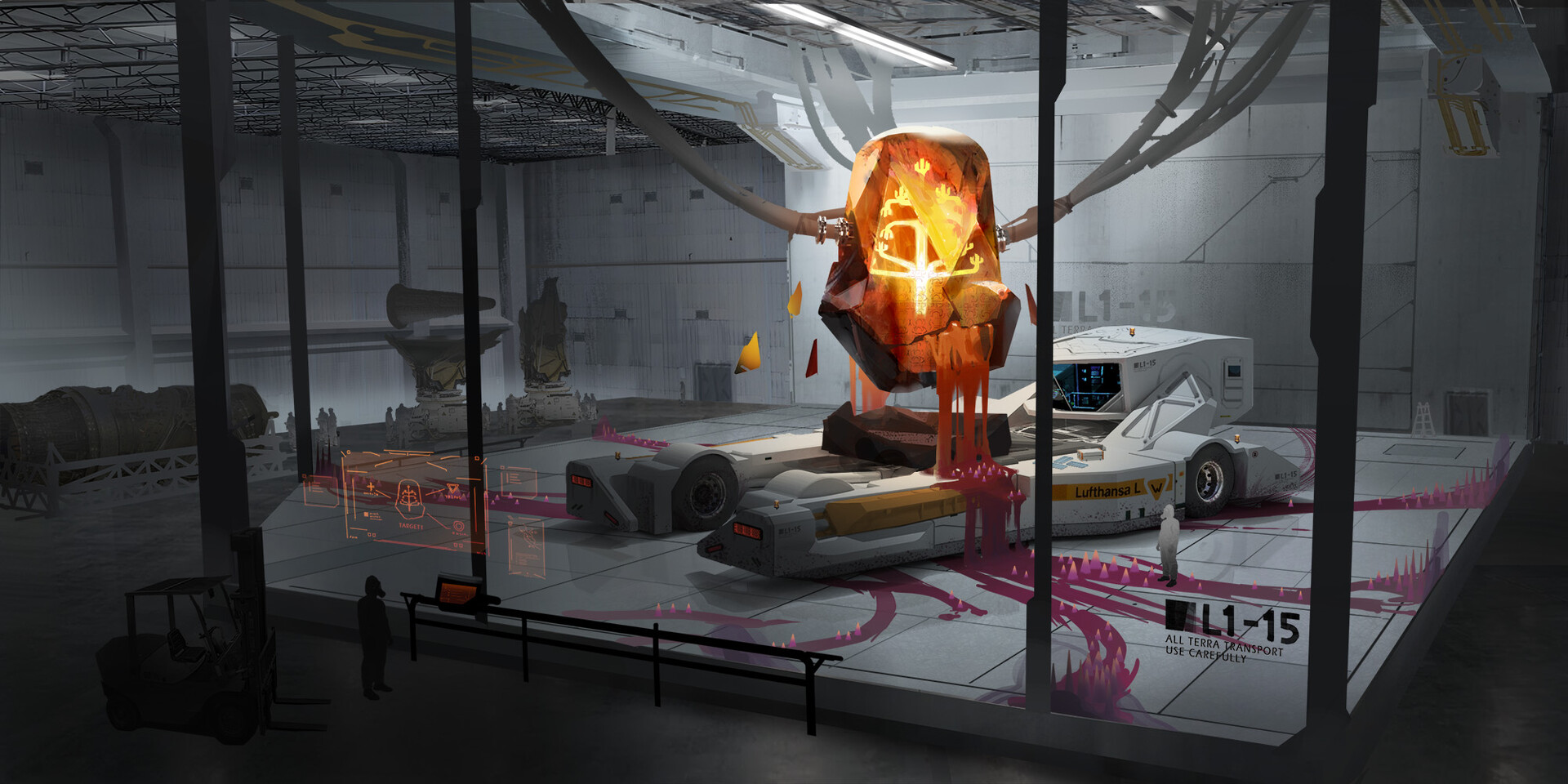 ArtStation - Alien artifact research lab