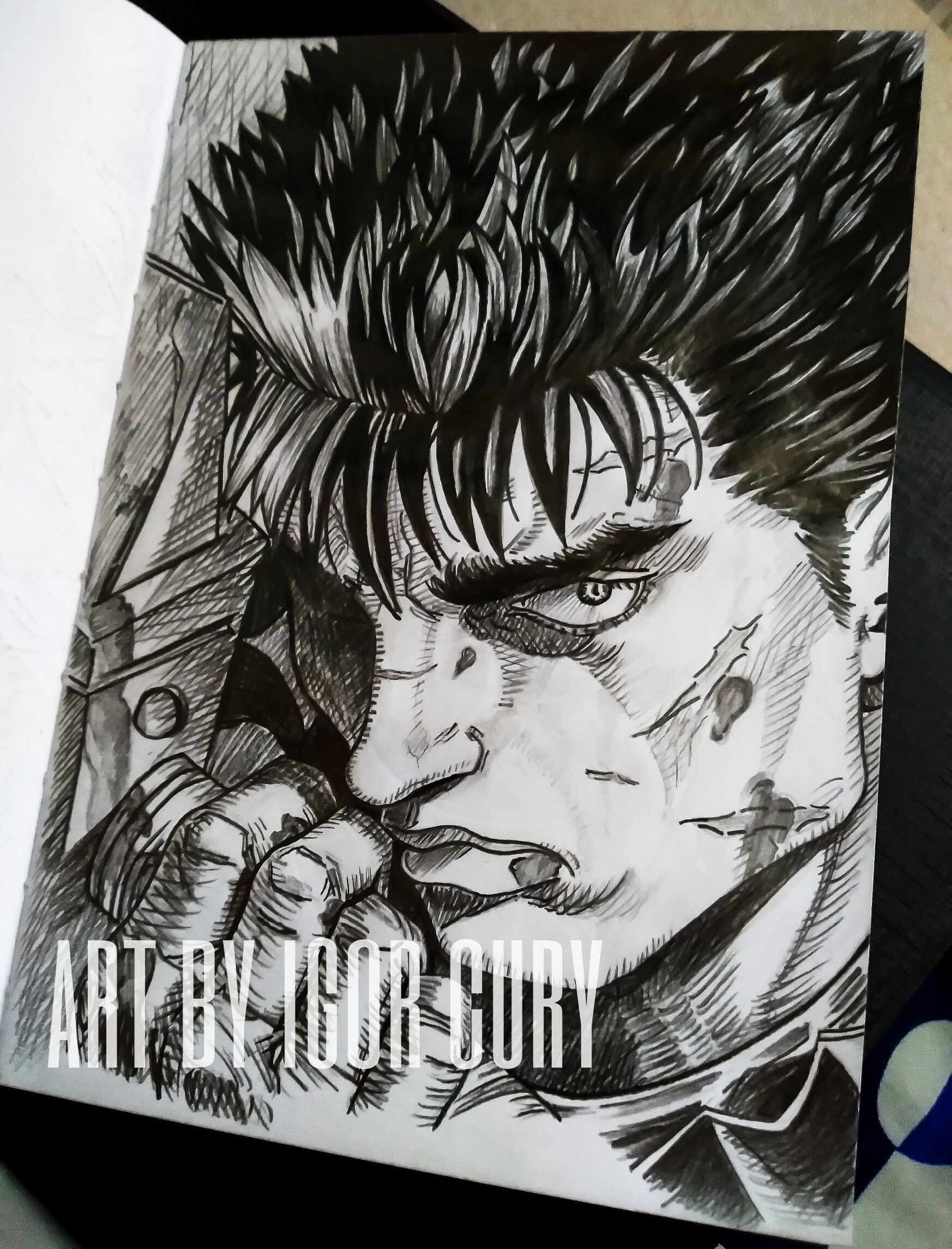ArtStation - Guts (Berserk) person created by Kentaro Miura