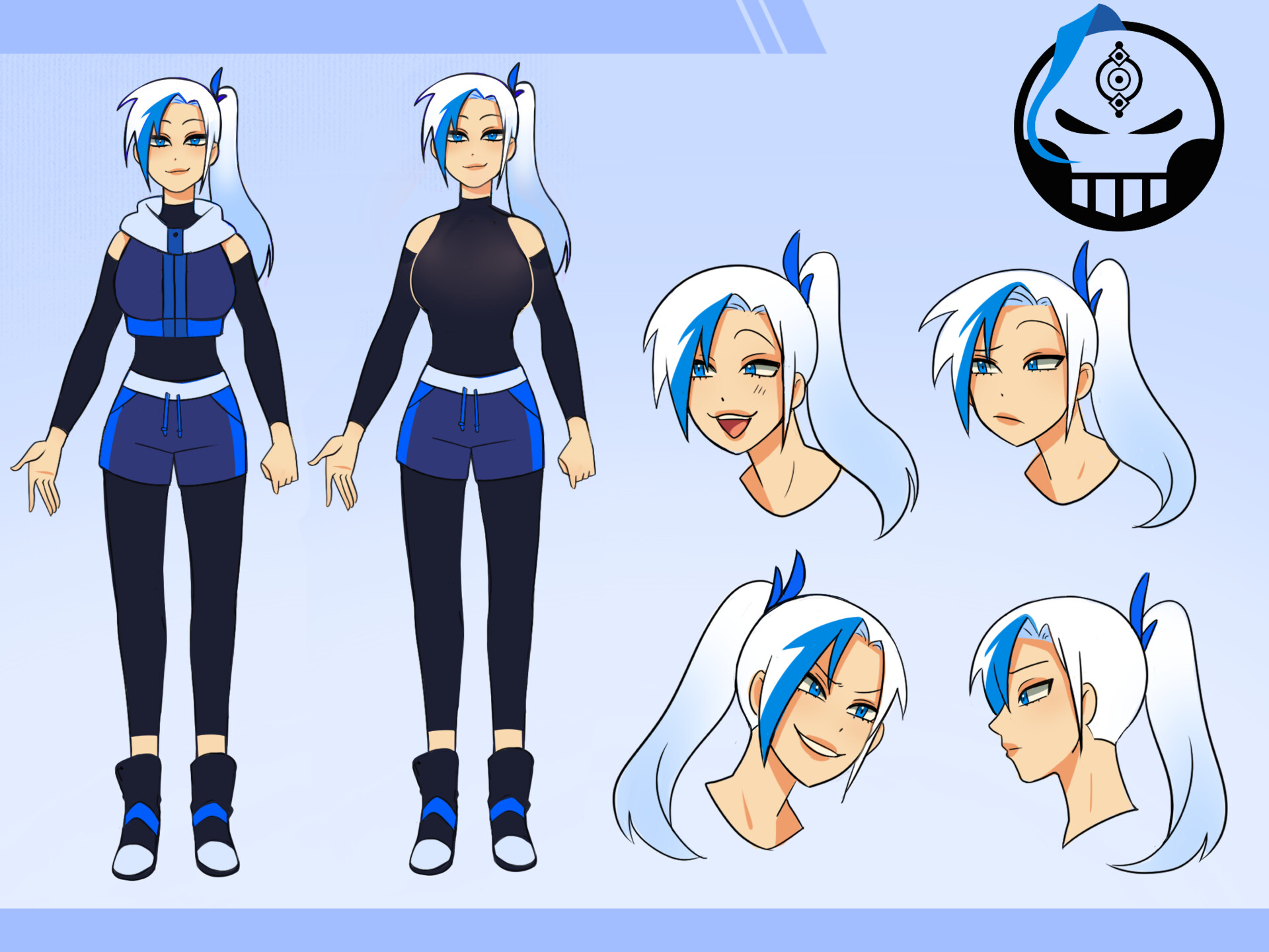 ArtStation - Haya Reference sheet