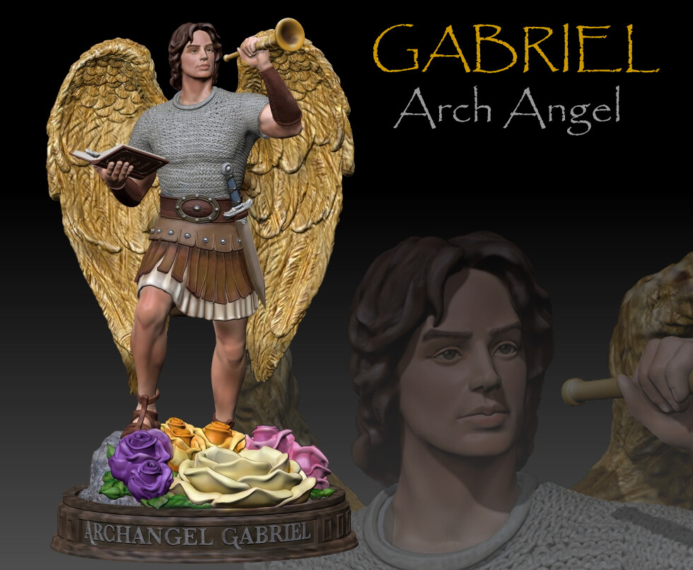ArtStation - Arch Angel Gabriel - 3D Model