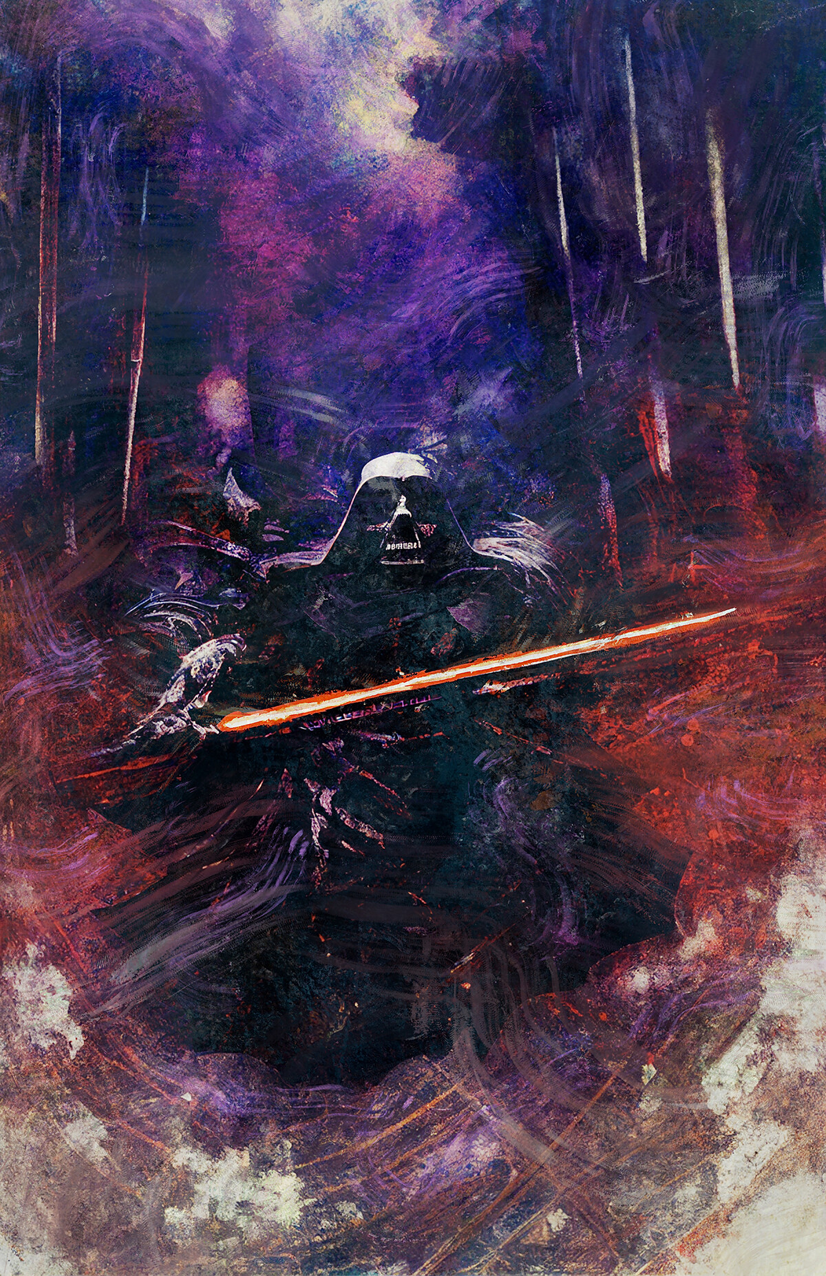 ArtStation - DARTH VADER PRINT STUDY