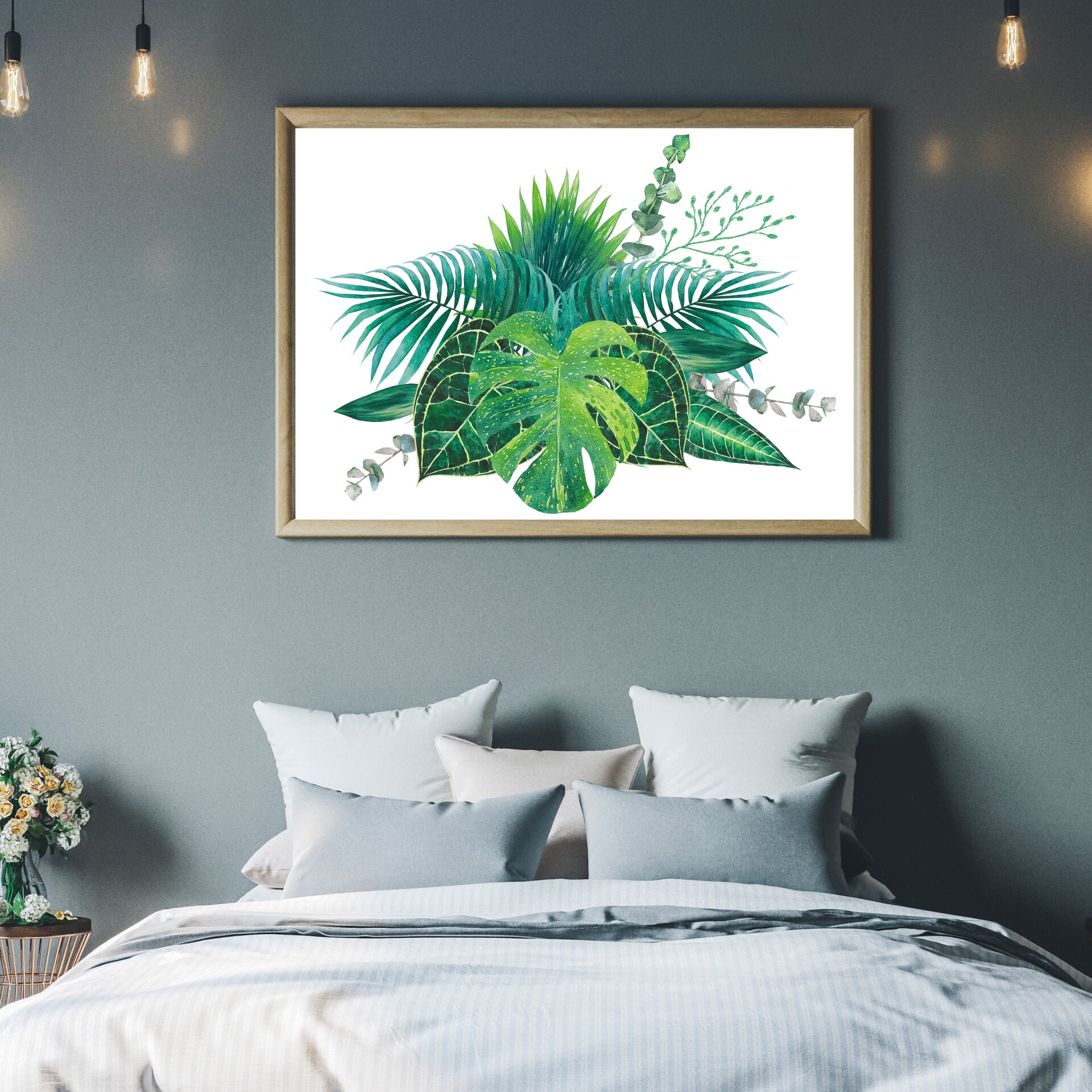 ArtStation - Tropical Leaves Digital Art 4