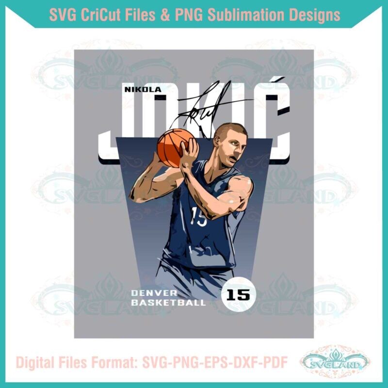 ArtStation - Nikola Jokic Denver Nuggets 2023 Nba Final SVG Digital ...