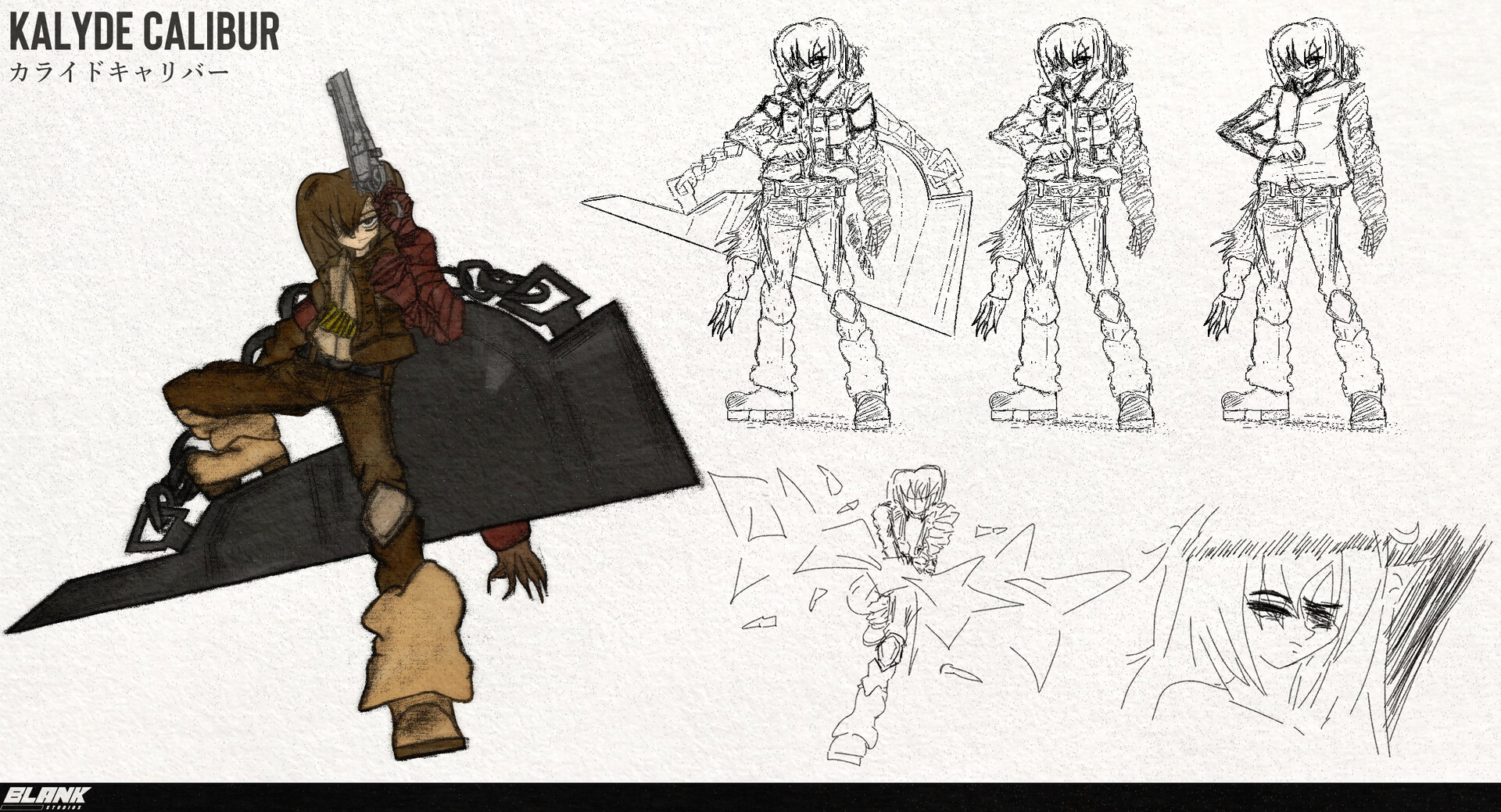 ArtStation - Kalyde Calibur Character Concept Piece