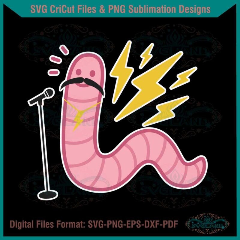 ArtStation - Worm With A Mustache Vanderpump Rules SVG Graphic Design File