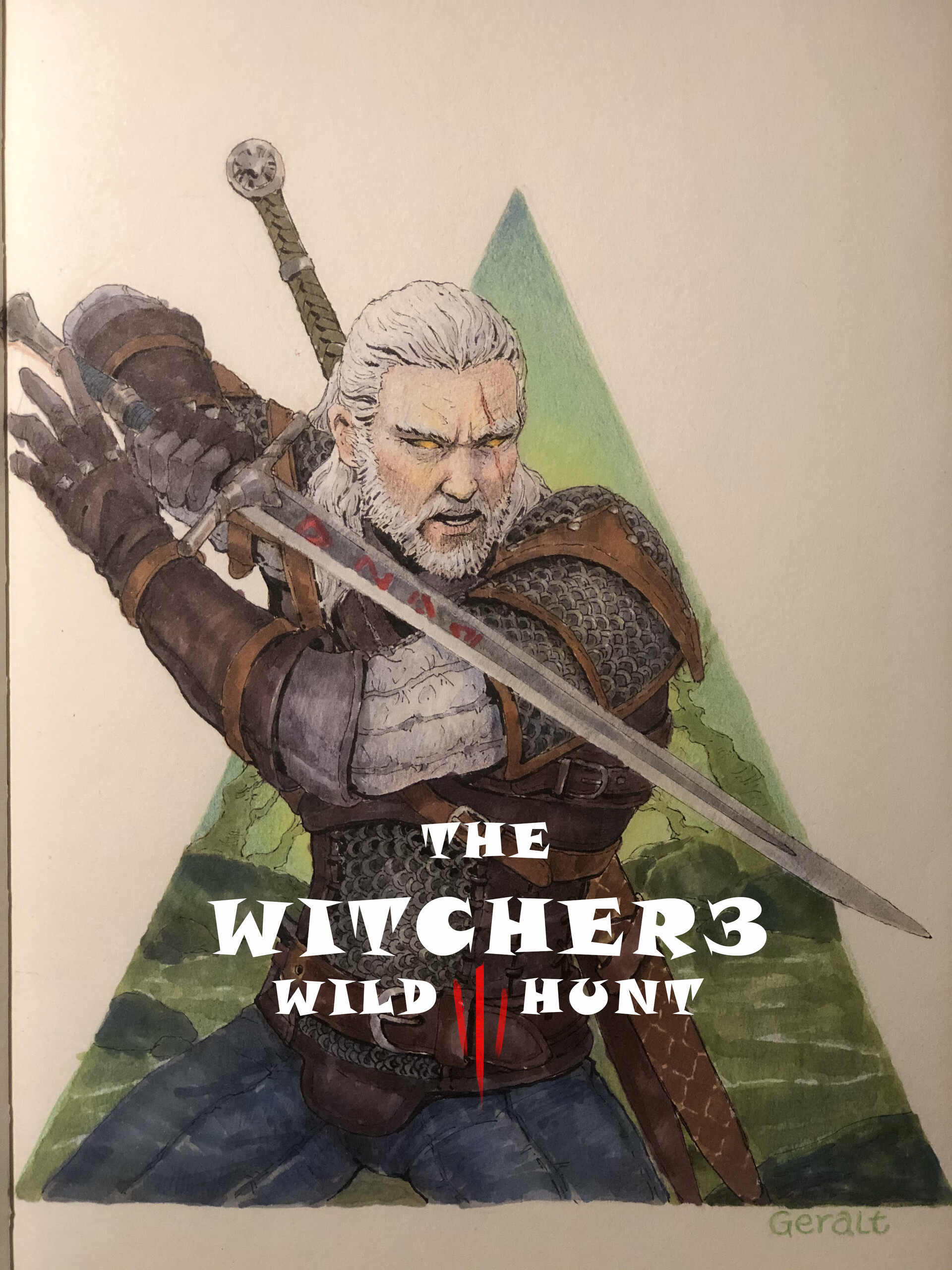 ArtStation - WITCHER-3 Geralt